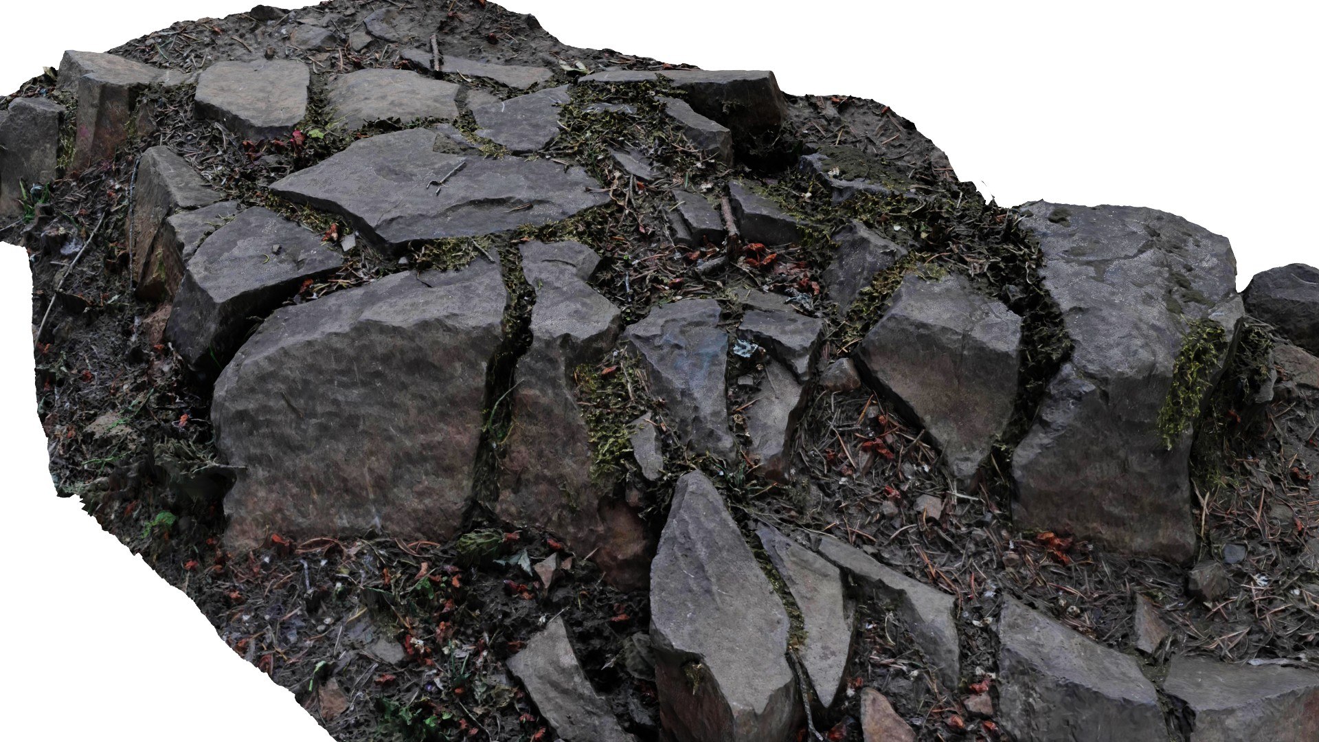 3D Rock Cluster 4 - TurboSquid 2236214