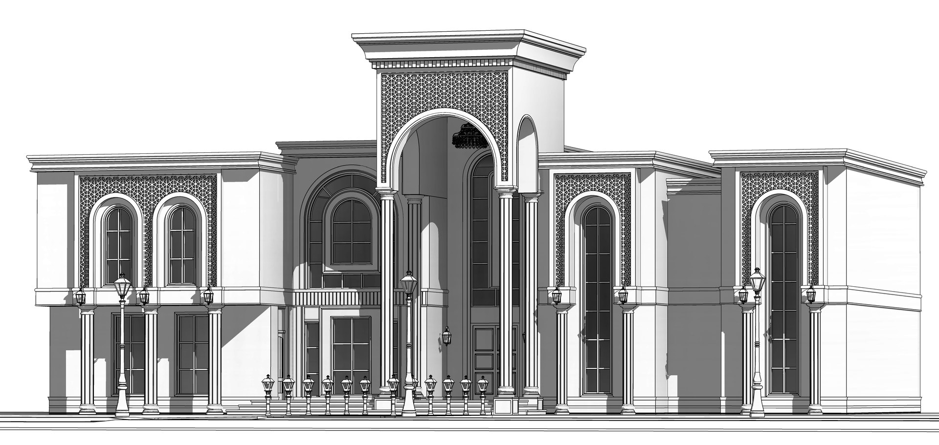 Classic building 5 3D model - TurboSquid 1829592
