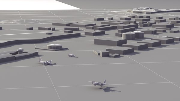 3D military airbase south china model - TurboSquid 1504133