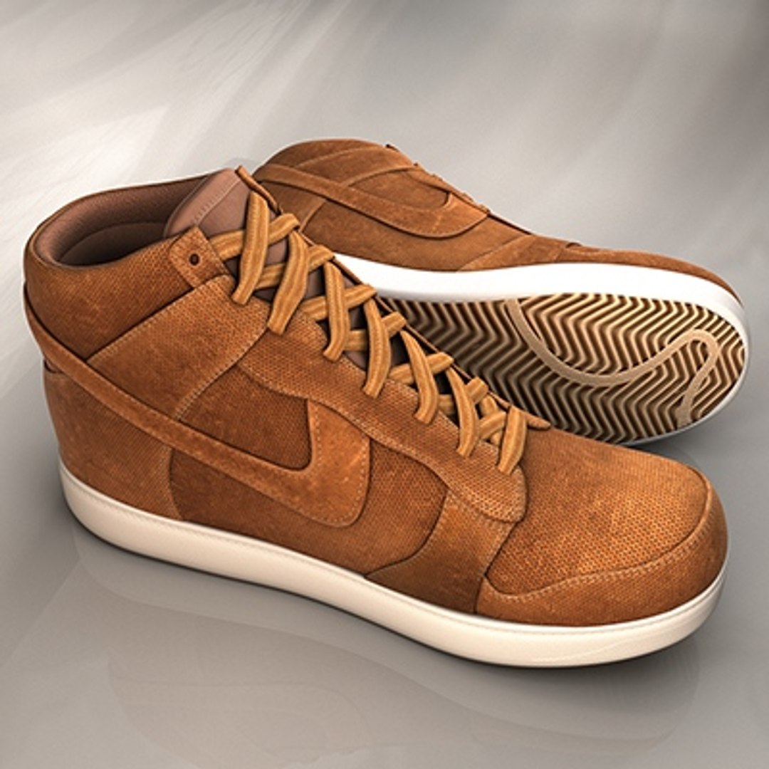 3ds Max Brown Nike Boots