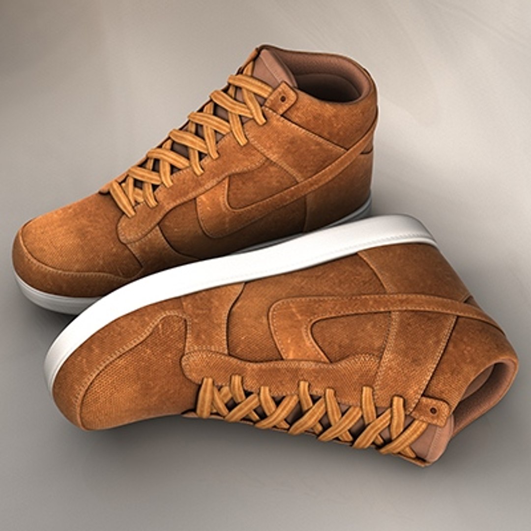 3ds Max Brown Nike Boots