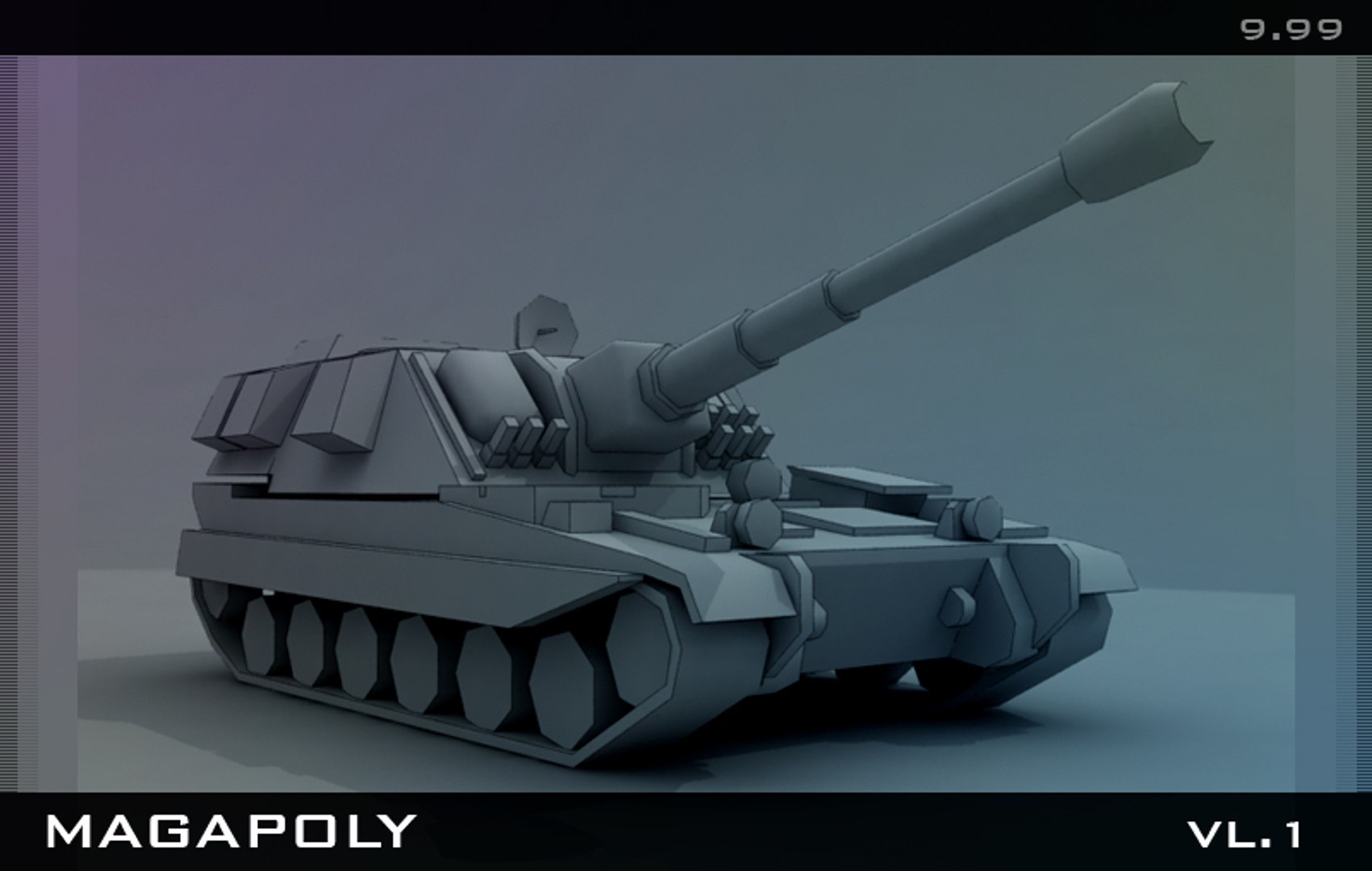3ds max tank armored howitzer