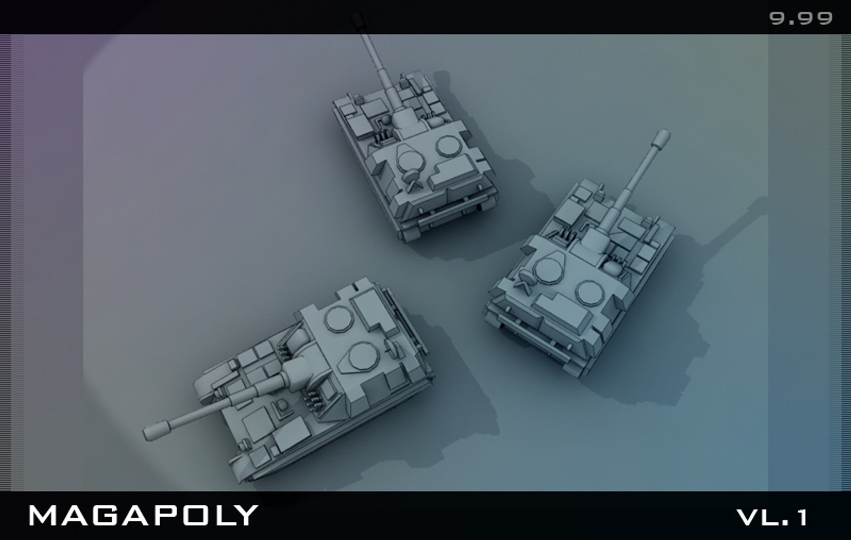 3ds max tank armored howitzer
