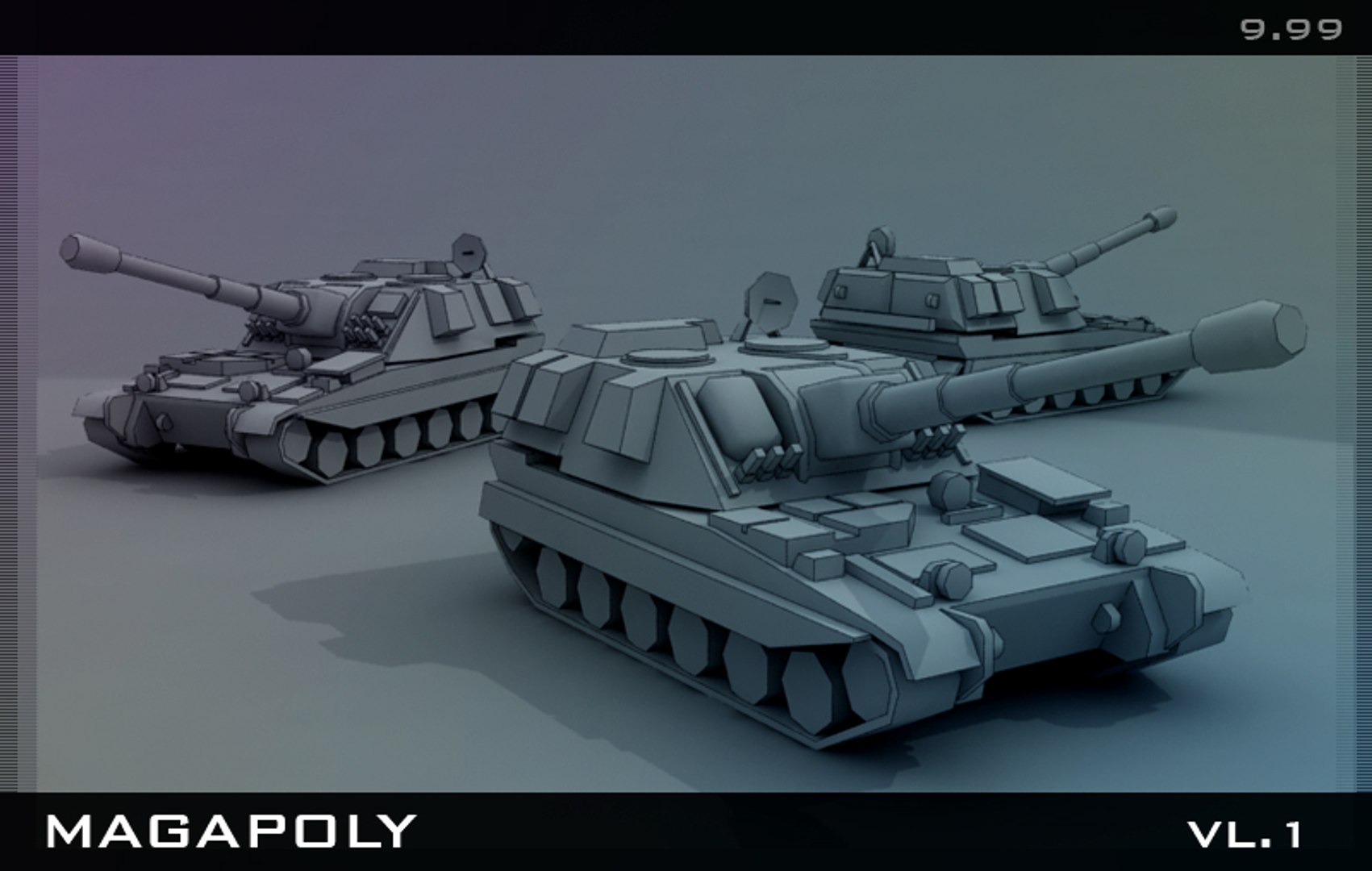 3ds max tank armored howitzer