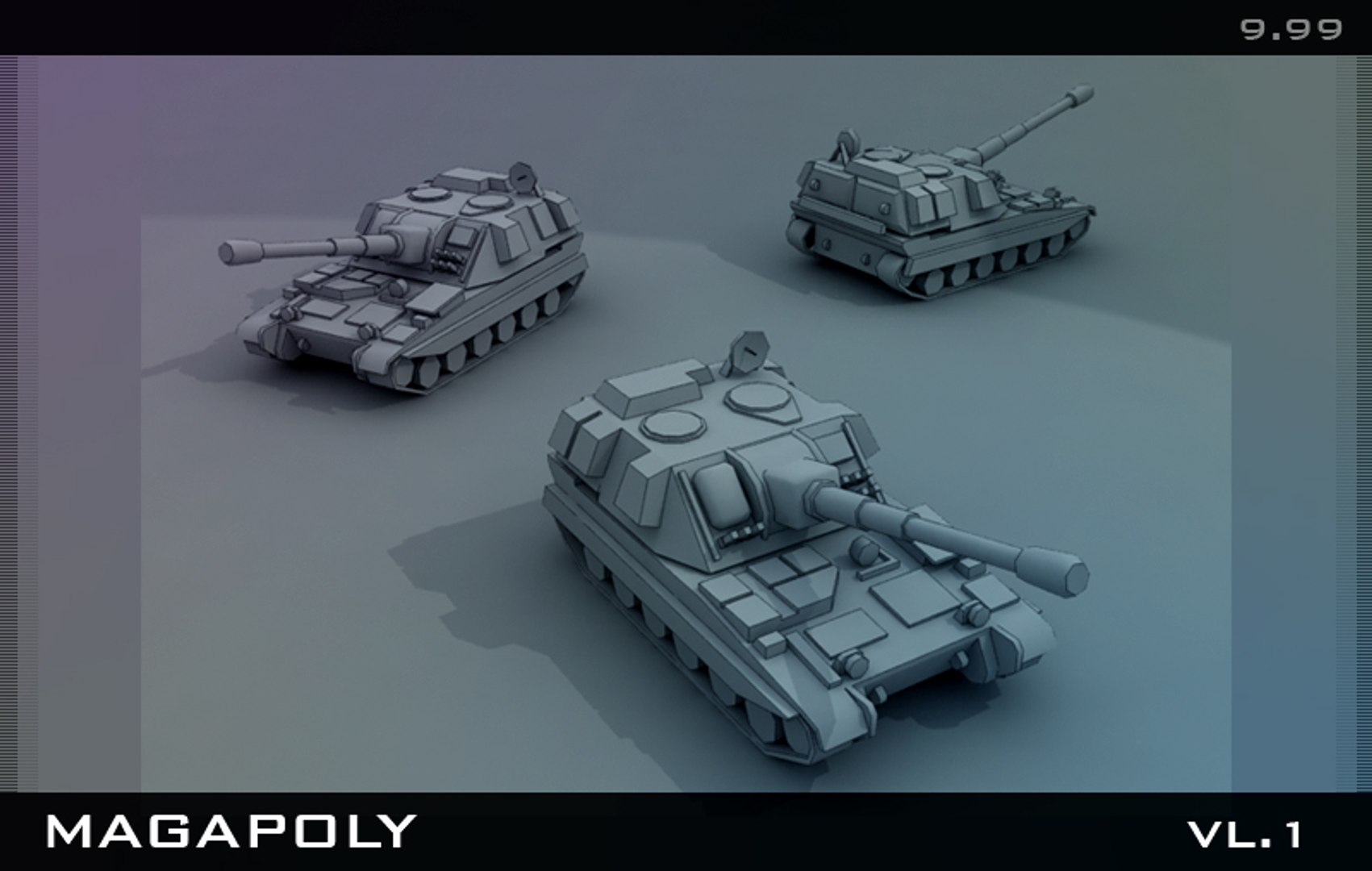 3ds max tank armored howitzer