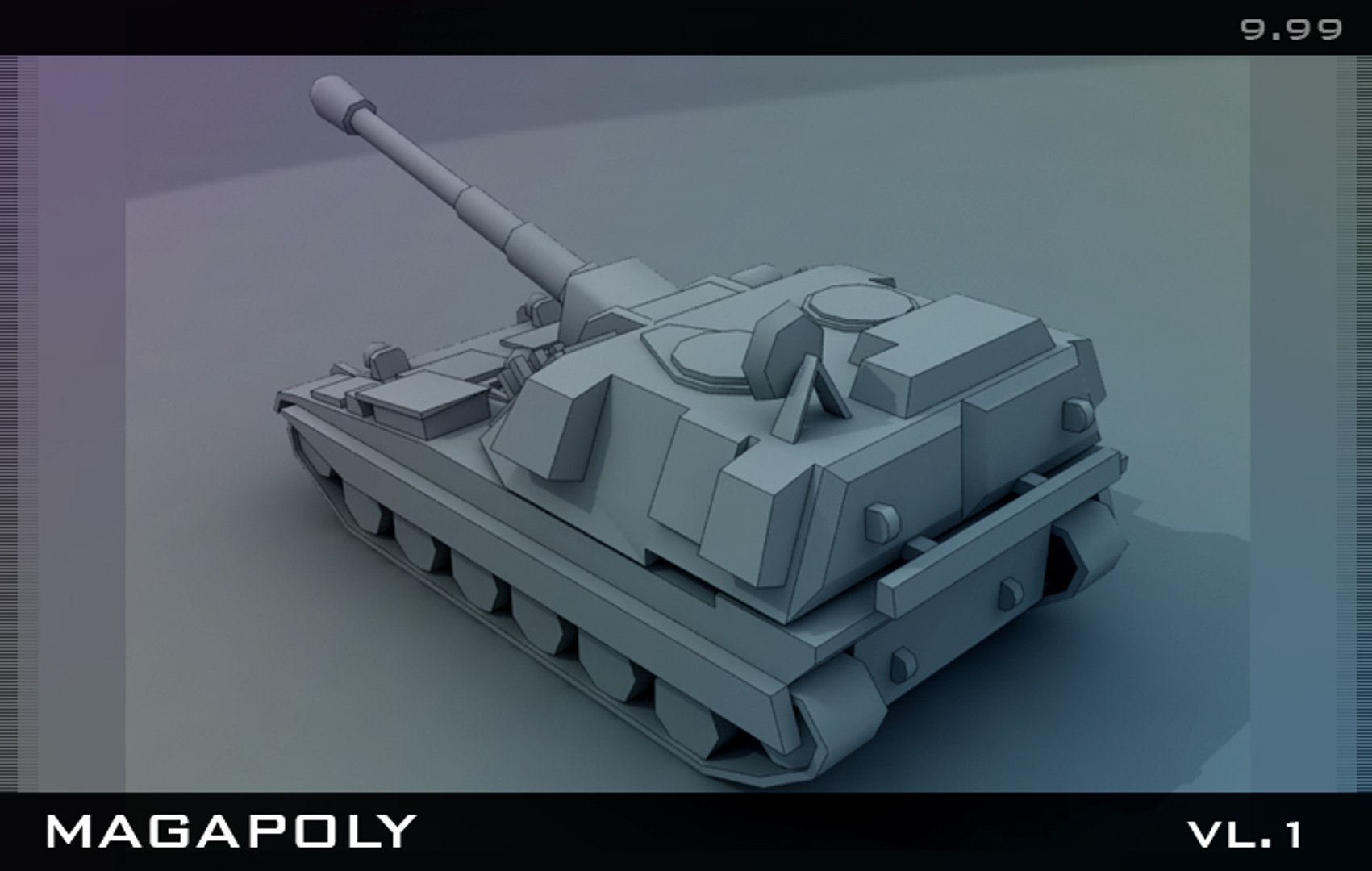 3ds max tank armored howitzer