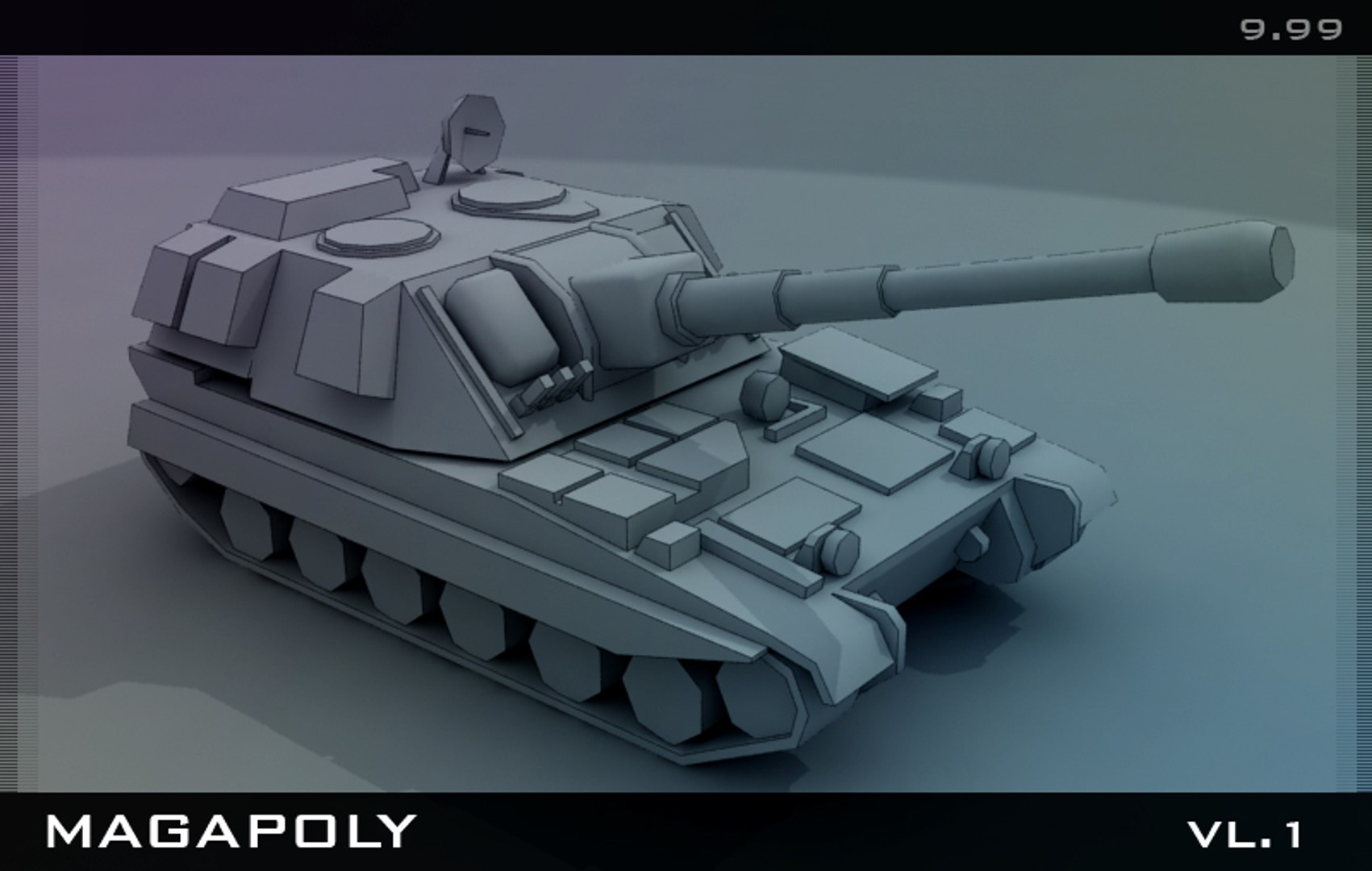 3ds max tank armored howitzer