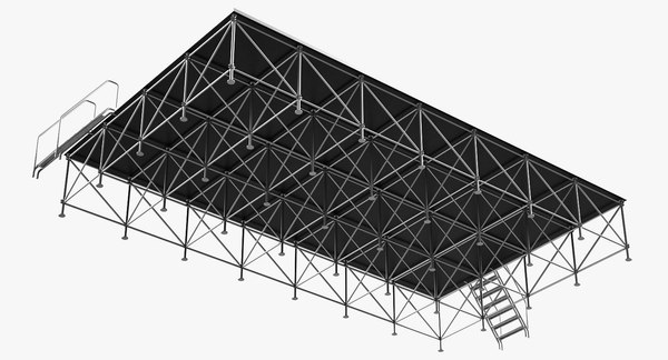 3D adjustable stage - TurboSquid 1253889