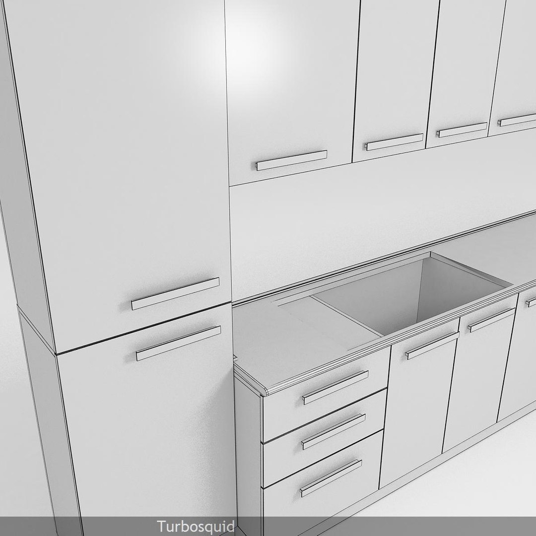 Dxf Kitchen Furnitures Pack 1