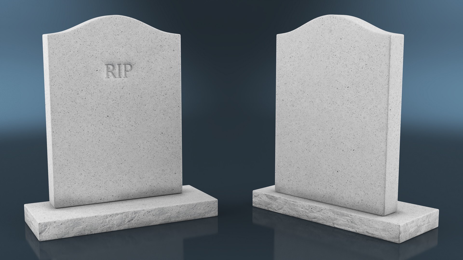 3D Granite Gravestone - TurboSquid 2342472