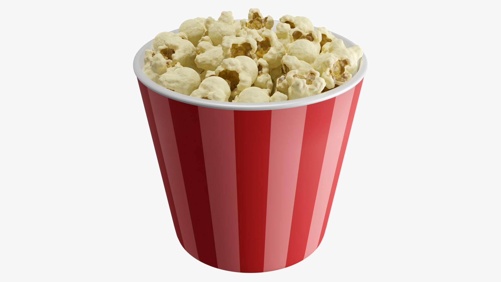 3D Popcorn Bucket - TurboSquid 2052998