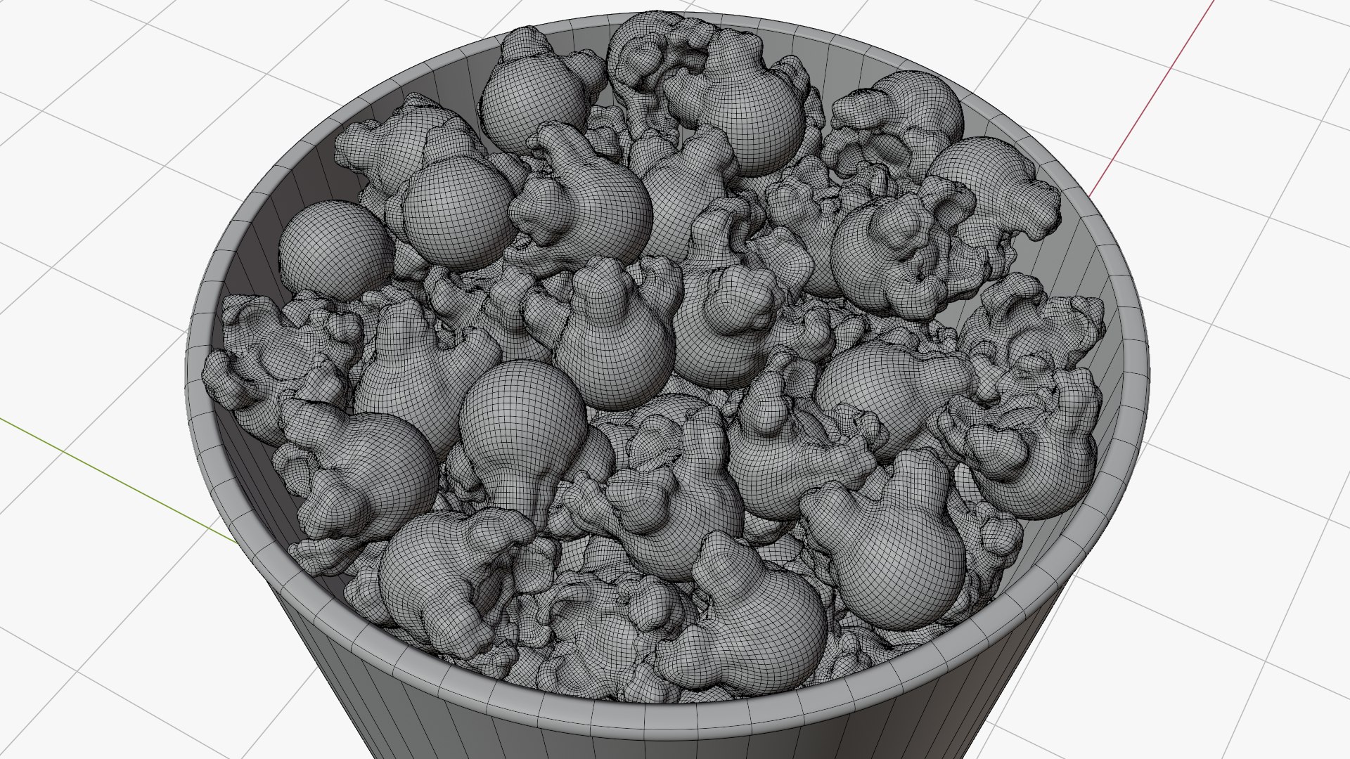 3D Popcorn Bucket - TurboSquid 2052998