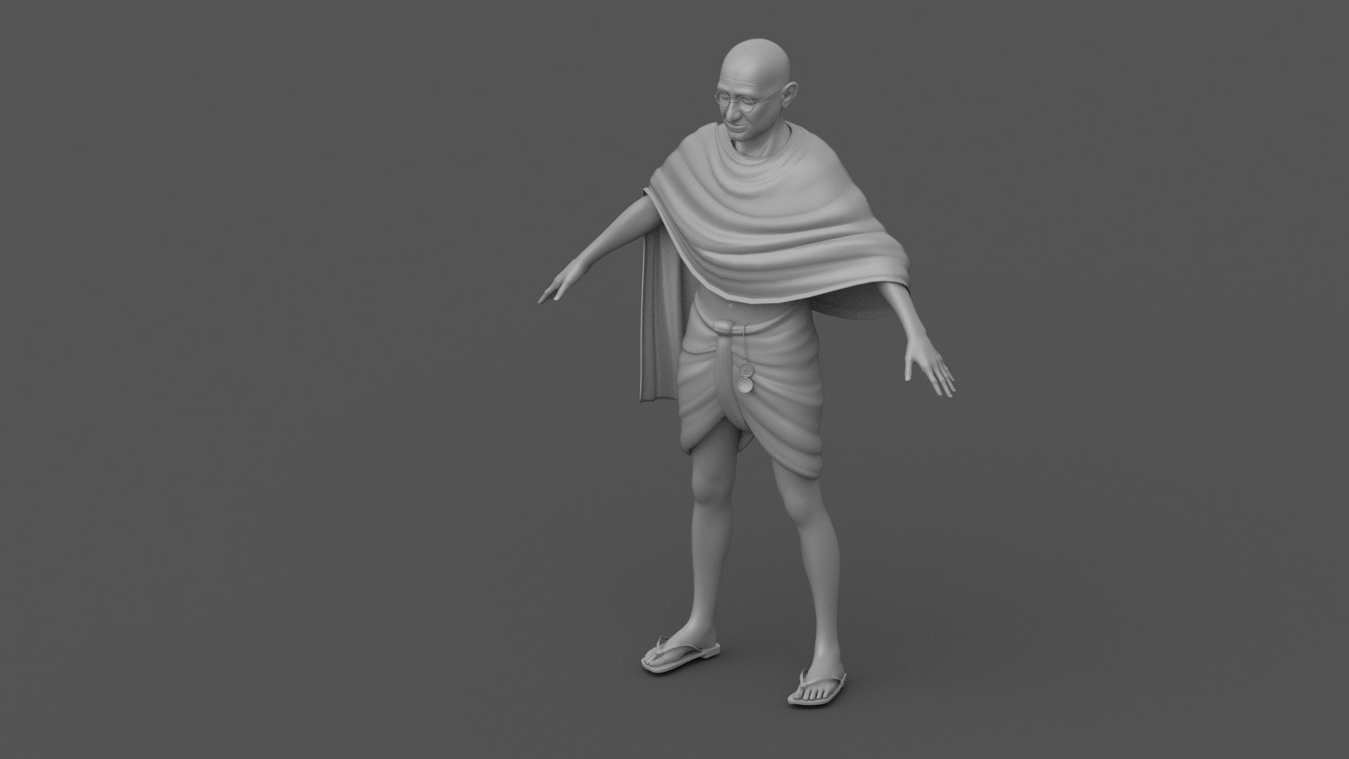 Mahatma Gandhi Model - TurboSquid 1946815