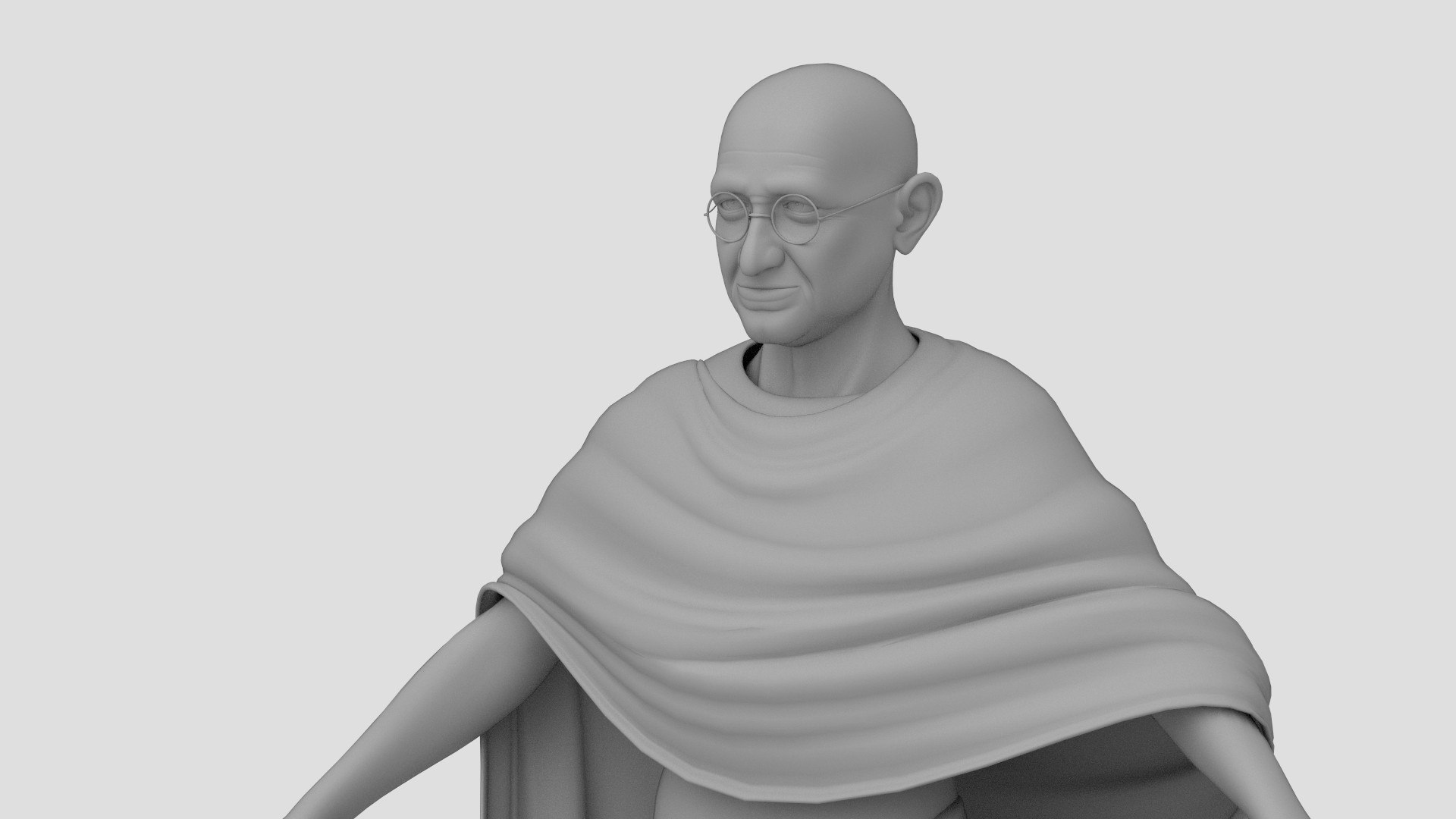Mahatma Gandhi Model - TurboSquid 1946815
