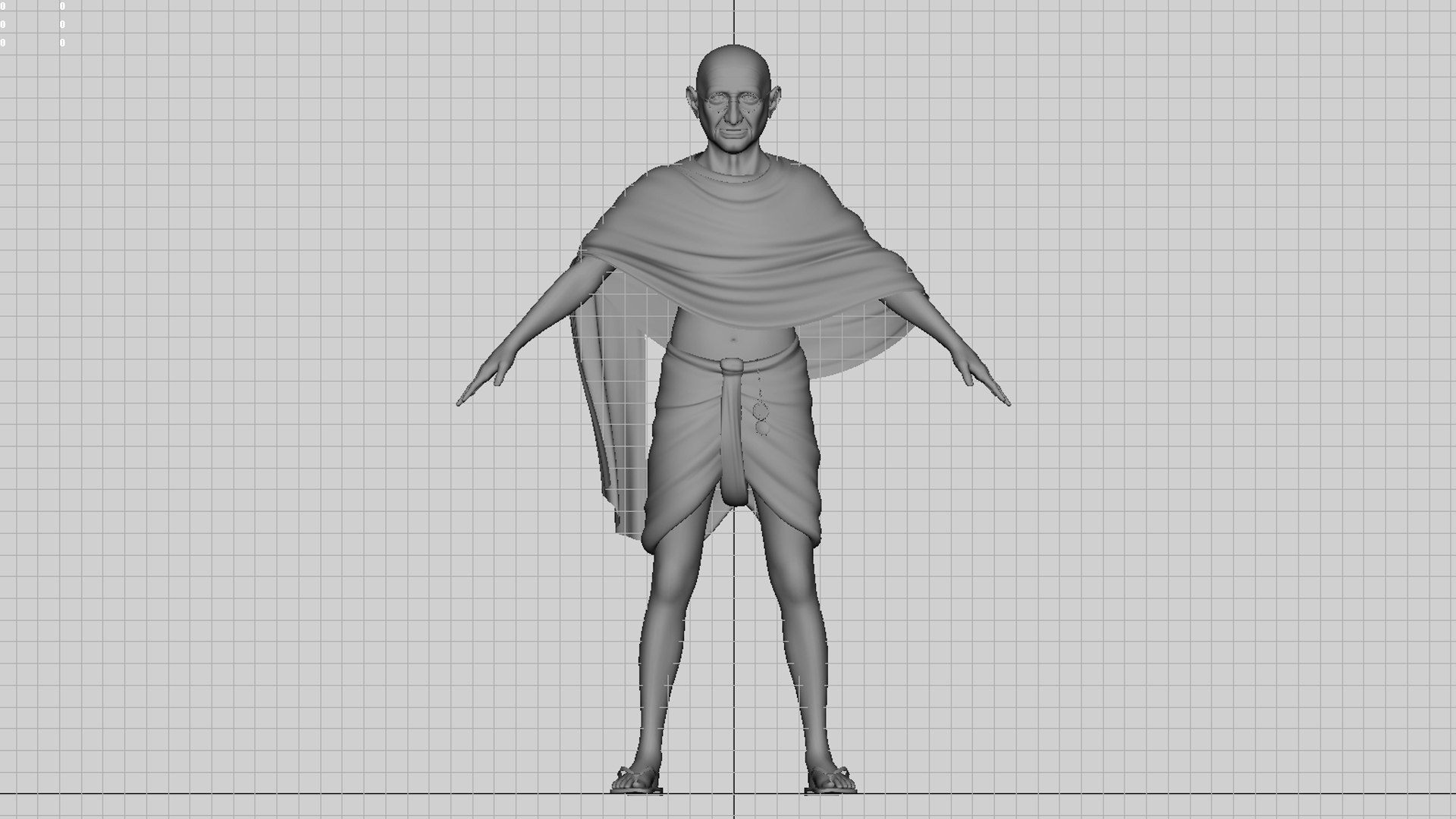 Mahatma Gandhi Model - TurboSquid 1946815