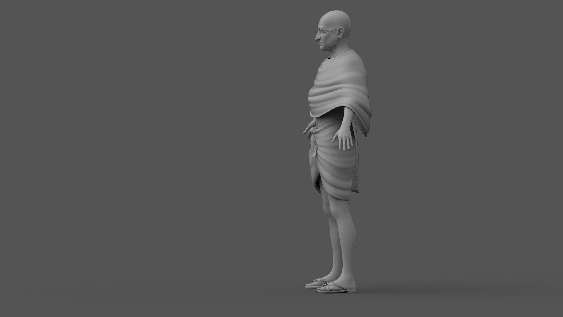 Mahatma Gandhi Model - TurboSquid 1946815