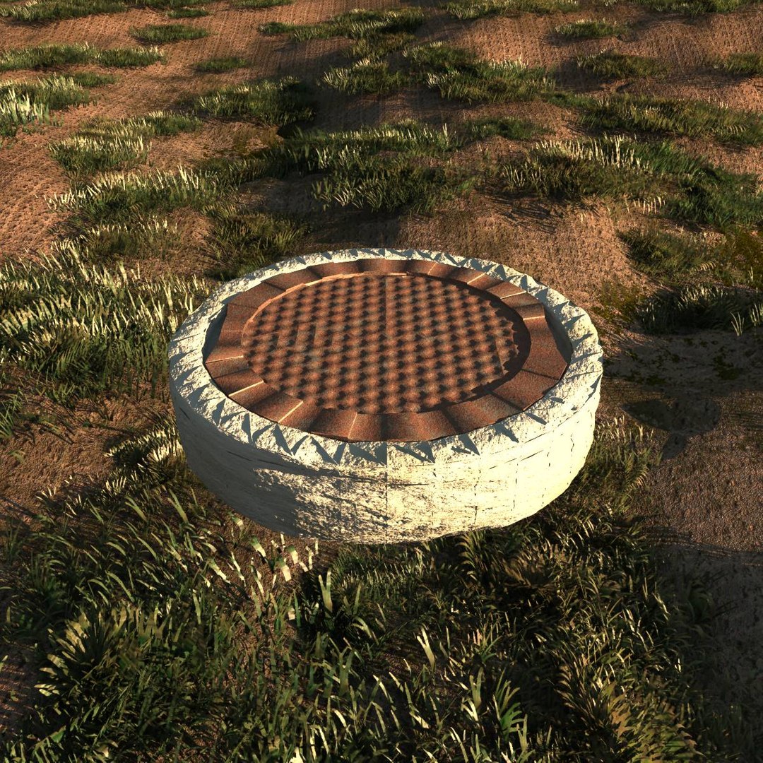 sewer manhole 3d model