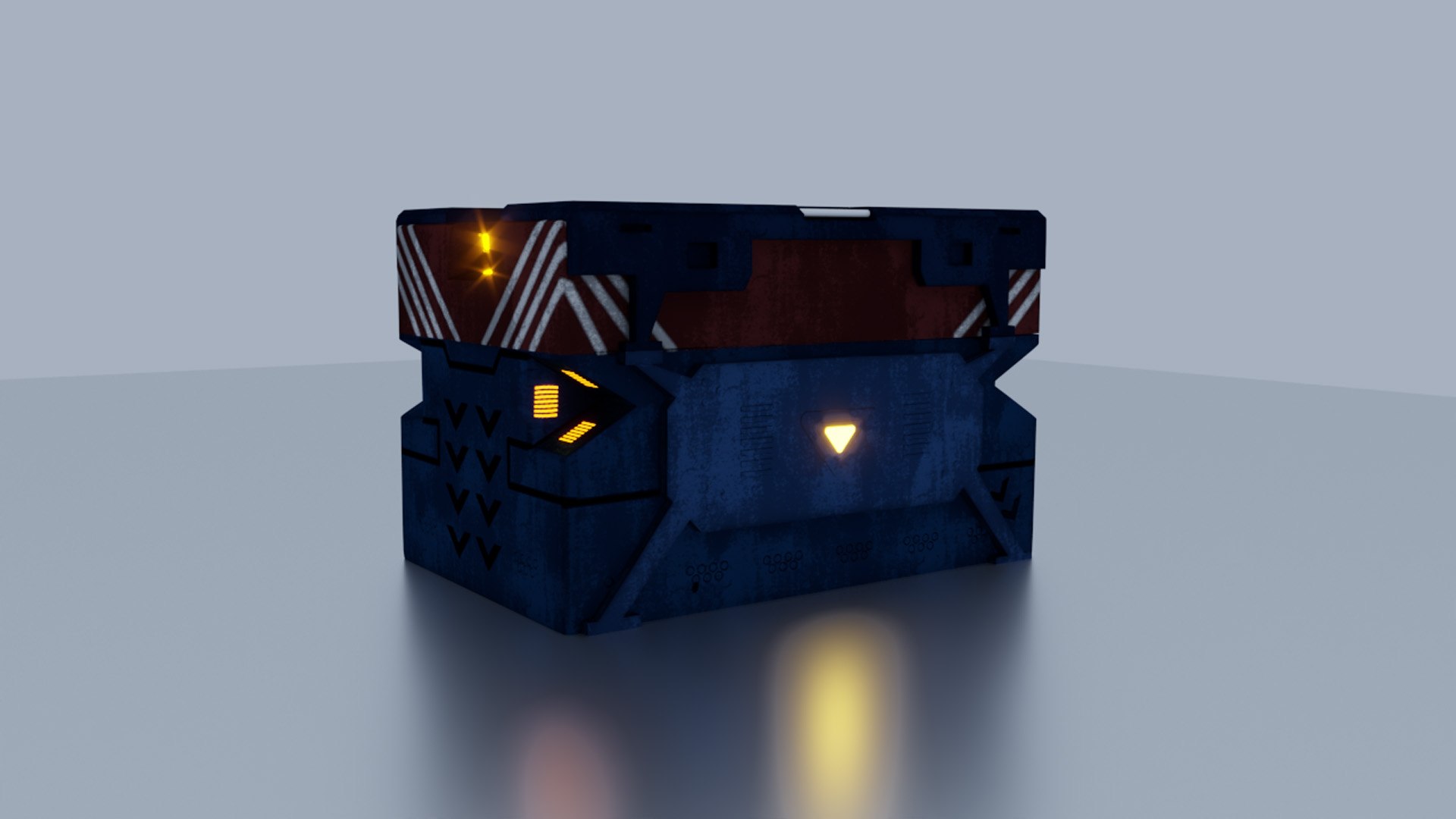 3D model Sci-Fi Box - TurboSquid 1716090