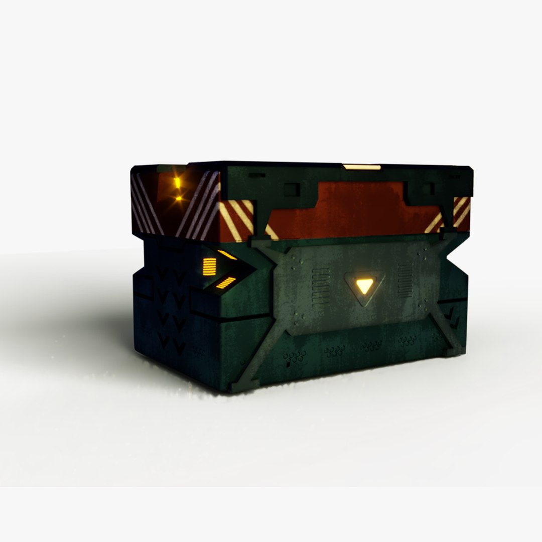 3D model Sci-Fi Box - TurboSquid 1716090