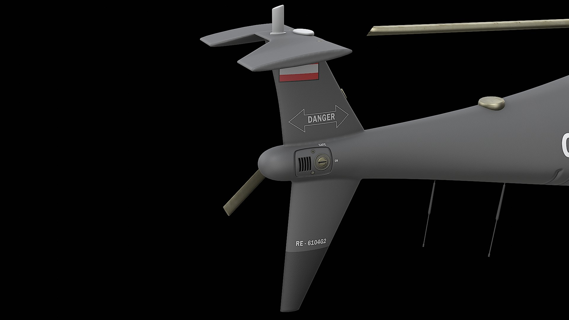 3D Schiebel Camcopter S100 UAV - Black - TurboSquid 2414980