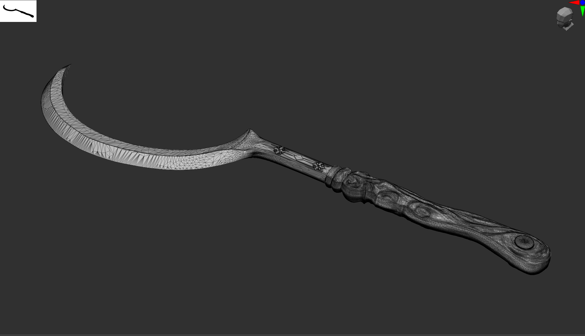 Dothraki sword arakh 3D model - TurboSquid 1659277