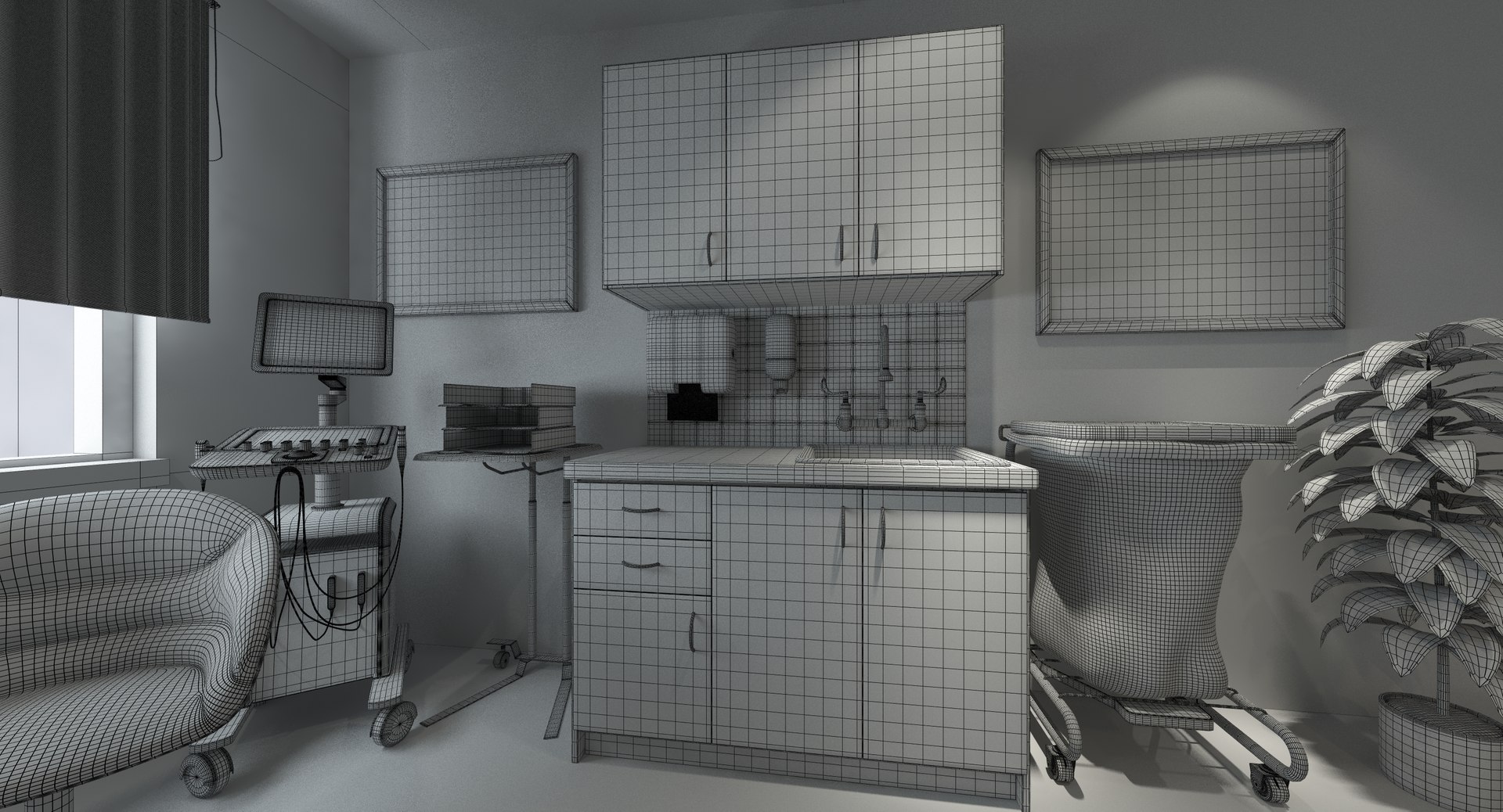 3D Exam Room - TurboSquid 1366685