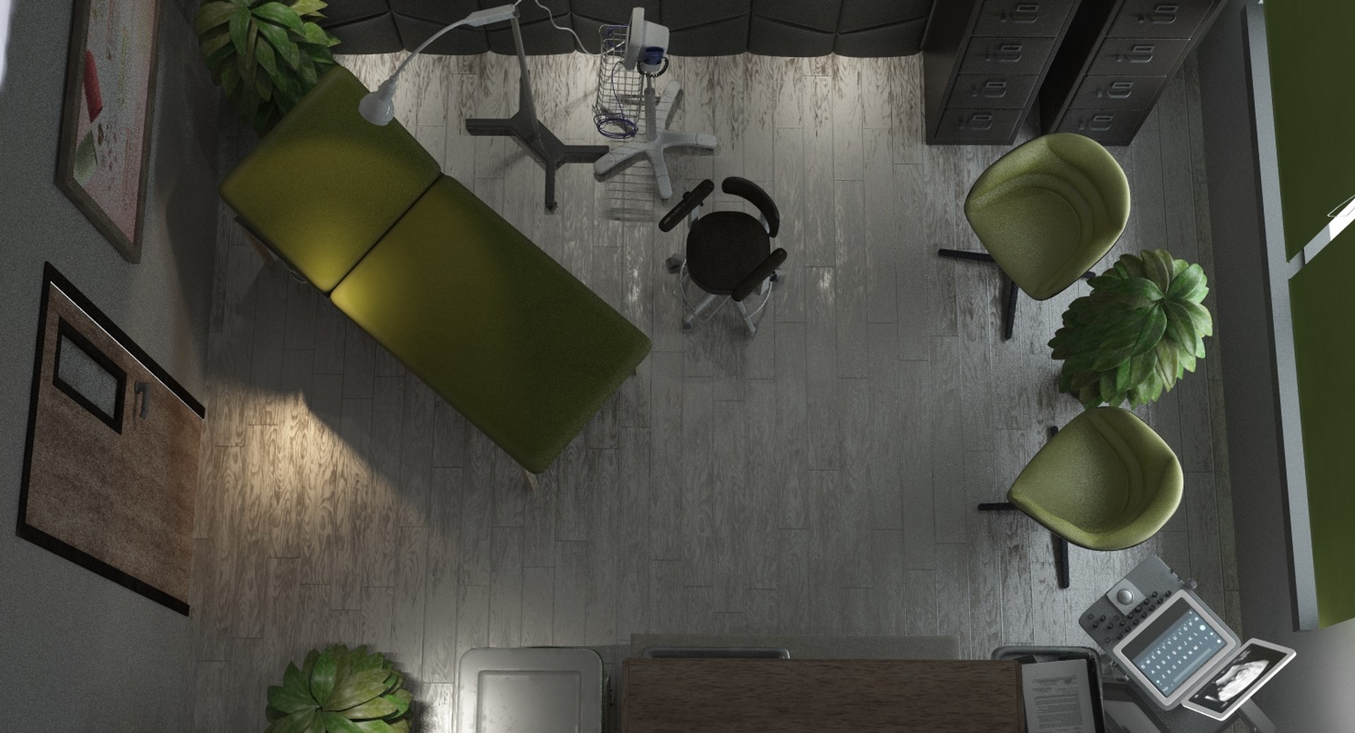 3D Exam Room - TurboSquid 1366685