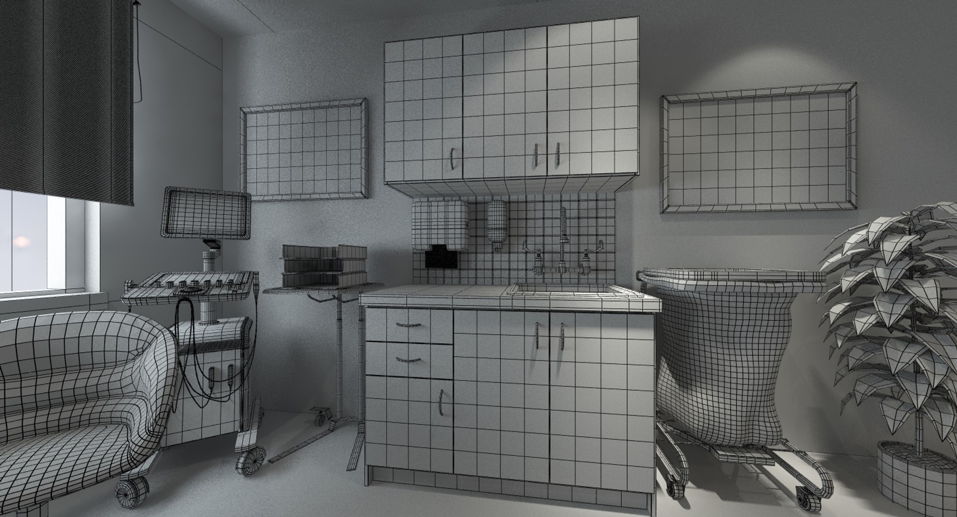3D Exam Room - TurboSquid 1366685