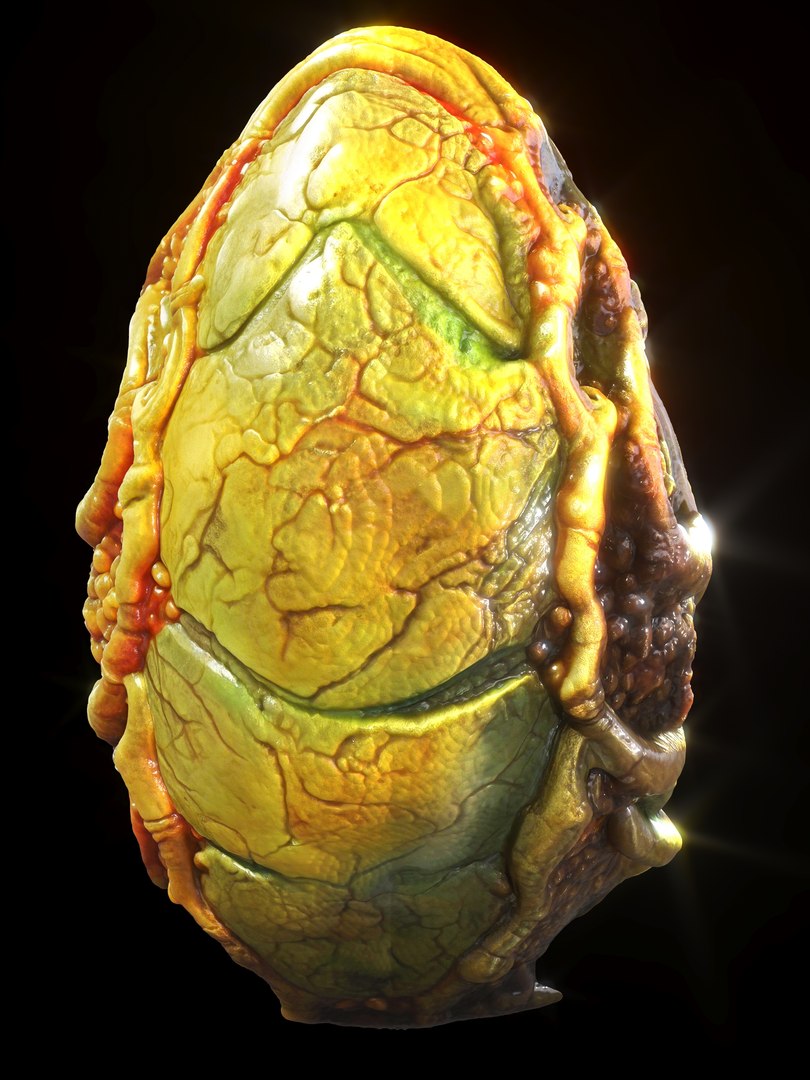 3D Alien Eggs Life Form Pack - TurboSquid 2172016