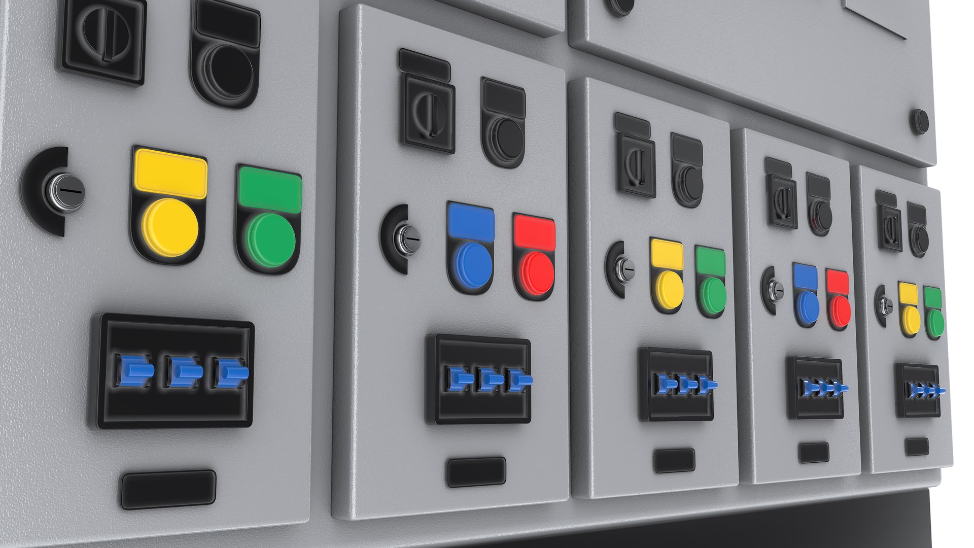 3D Electrical Panel Board Model - TurboSquid 2245539