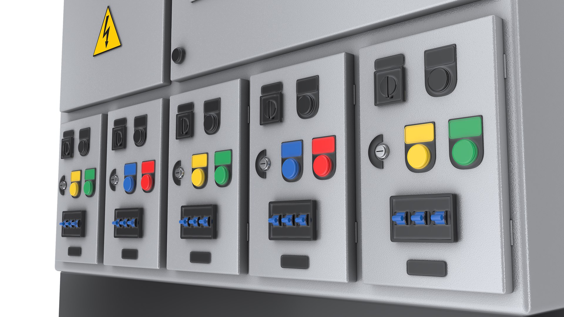 3D Electrical Panel Board Model - TurboSquid 2245539