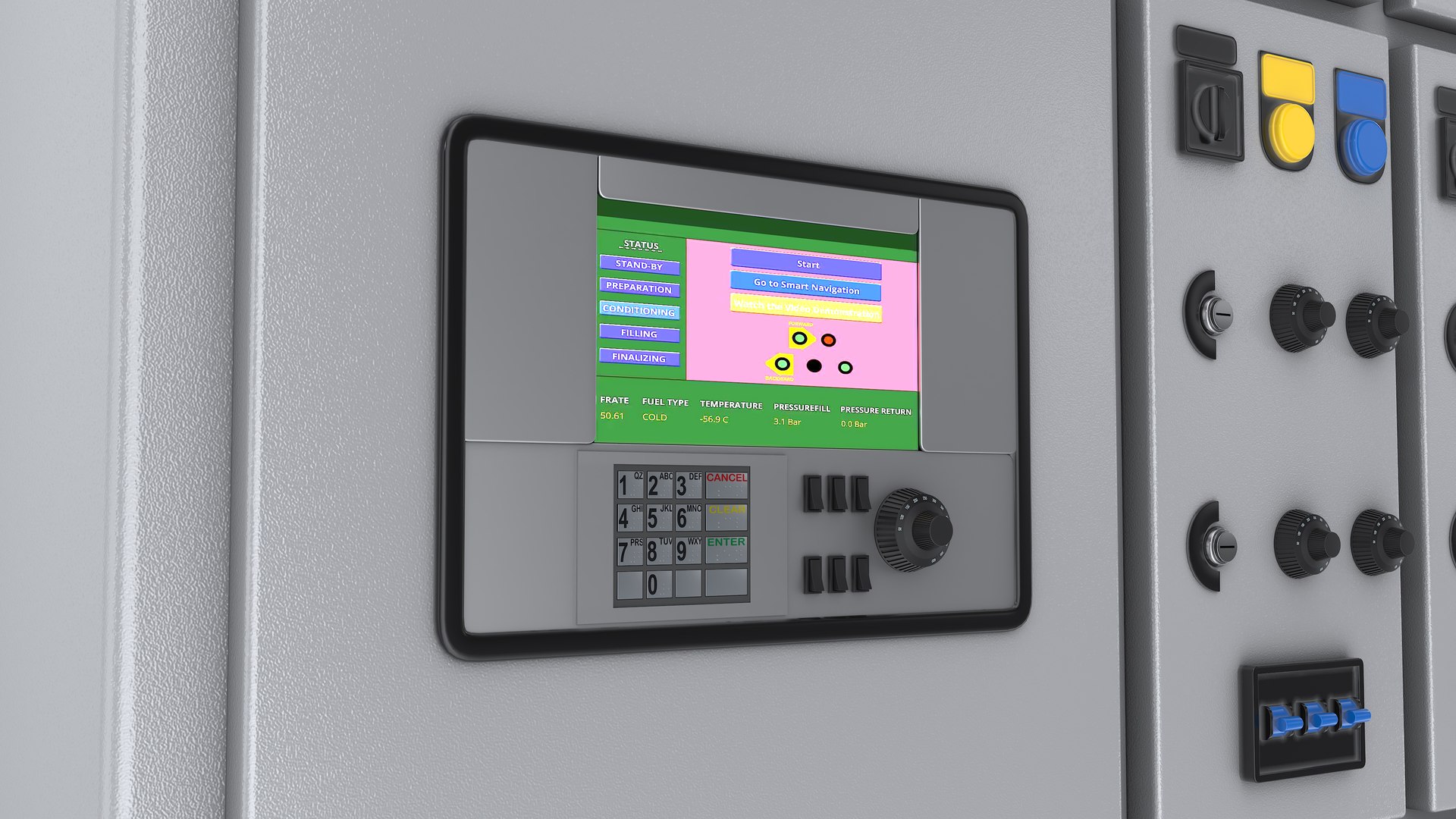 3D Electrical Panel Board Model - TurboSquid 2245539