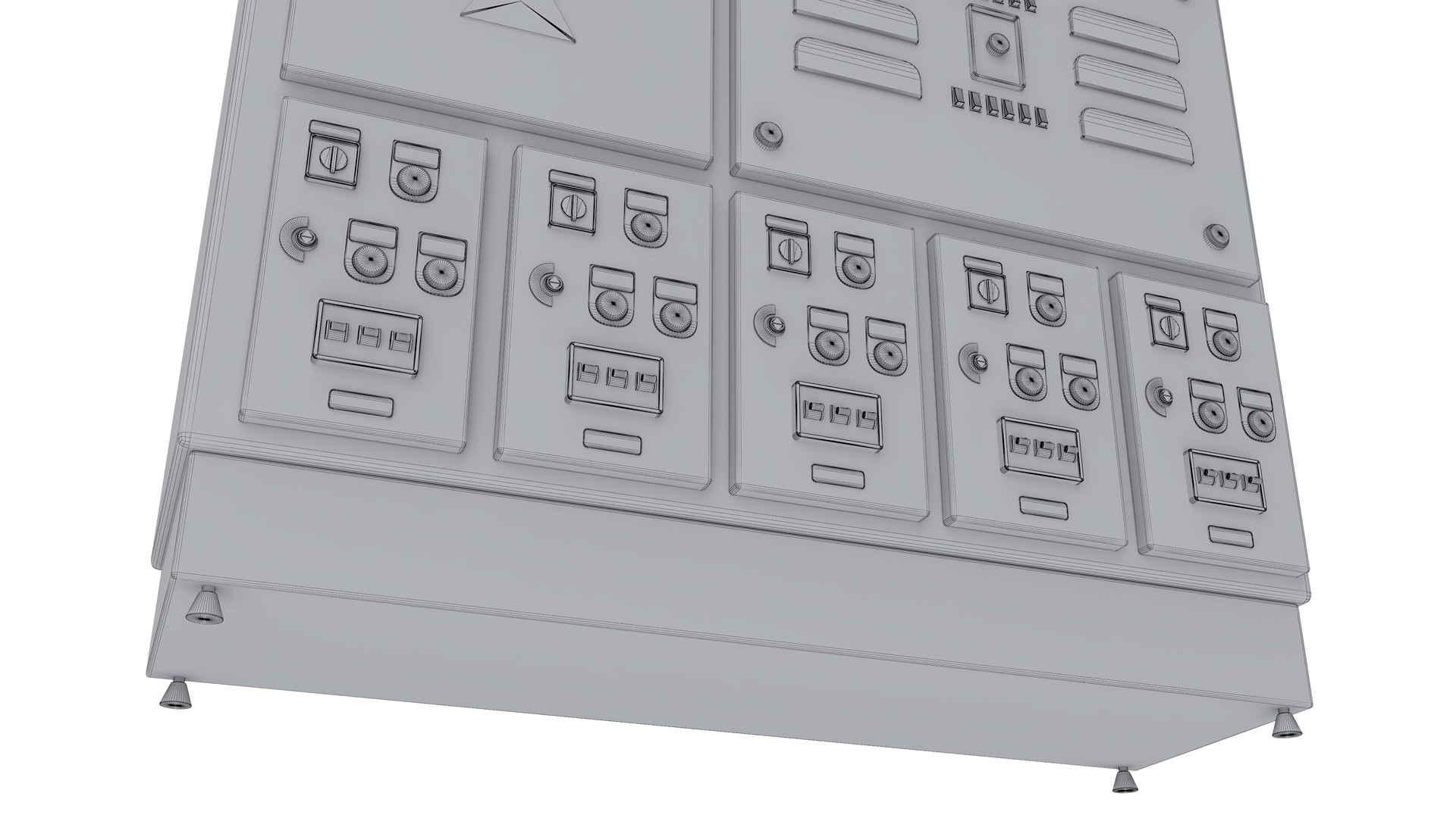 3D Electrical Panel Board Model - TurboSquid 2245539