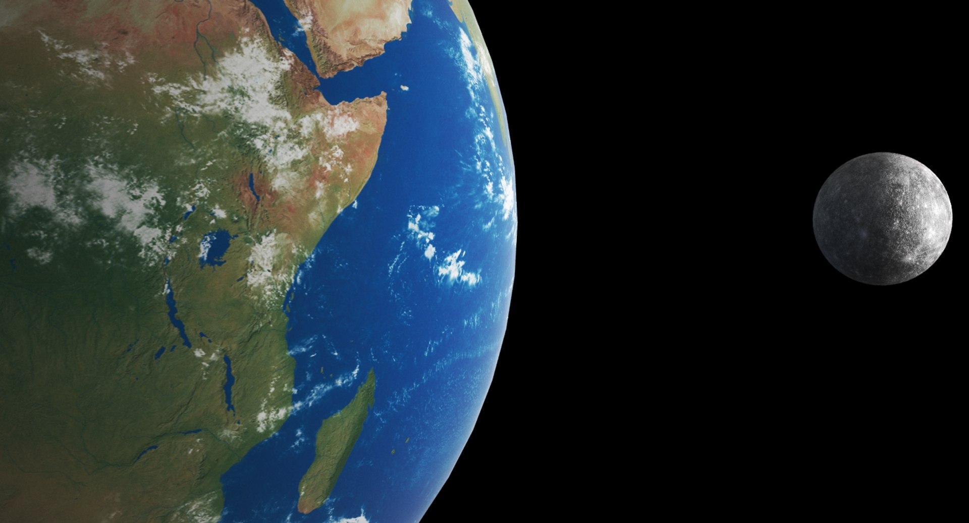 Earth Moon 3D Model - TurboSquid 1388452