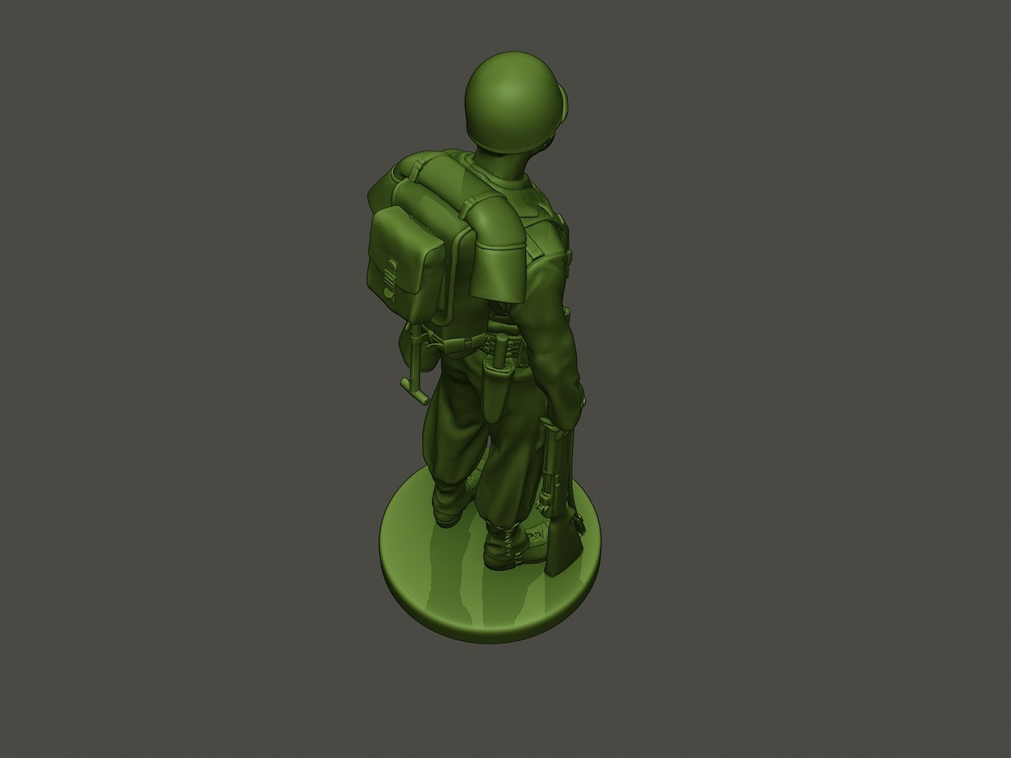 Free American Soldier Ww2 Stand 3D Model - TurboSquid 1439322