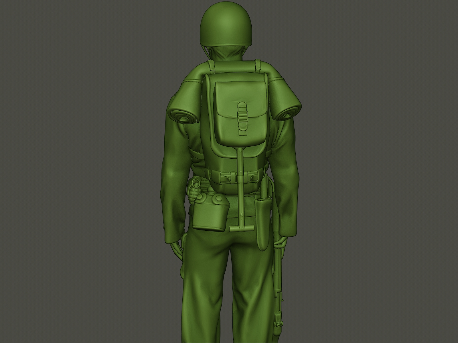 Free american soldier ww2 stand 3D model - TurboSquid 1439322