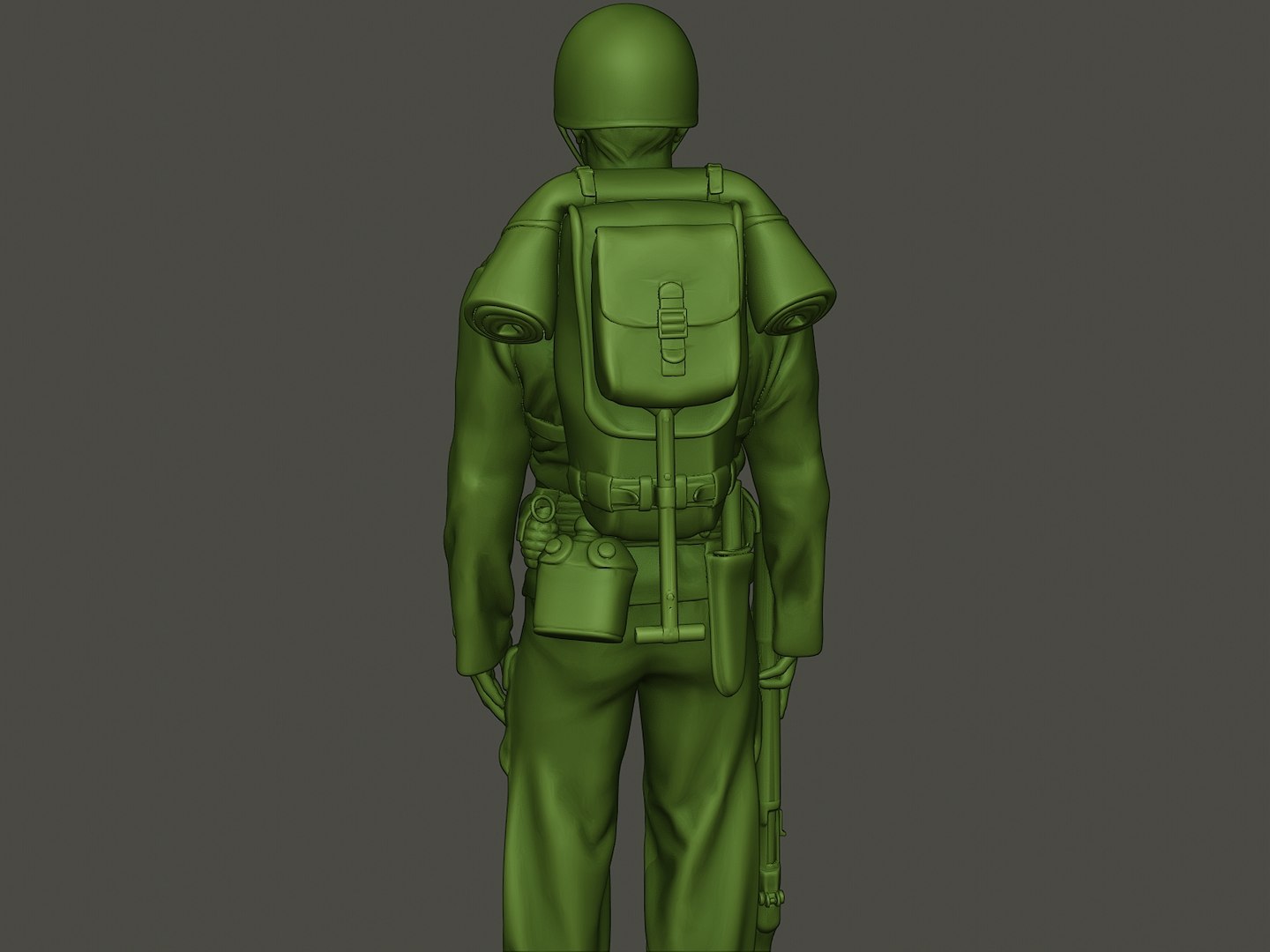 Free American Soldier Ww2 Stand 3D Model - TurboSquid 1439322