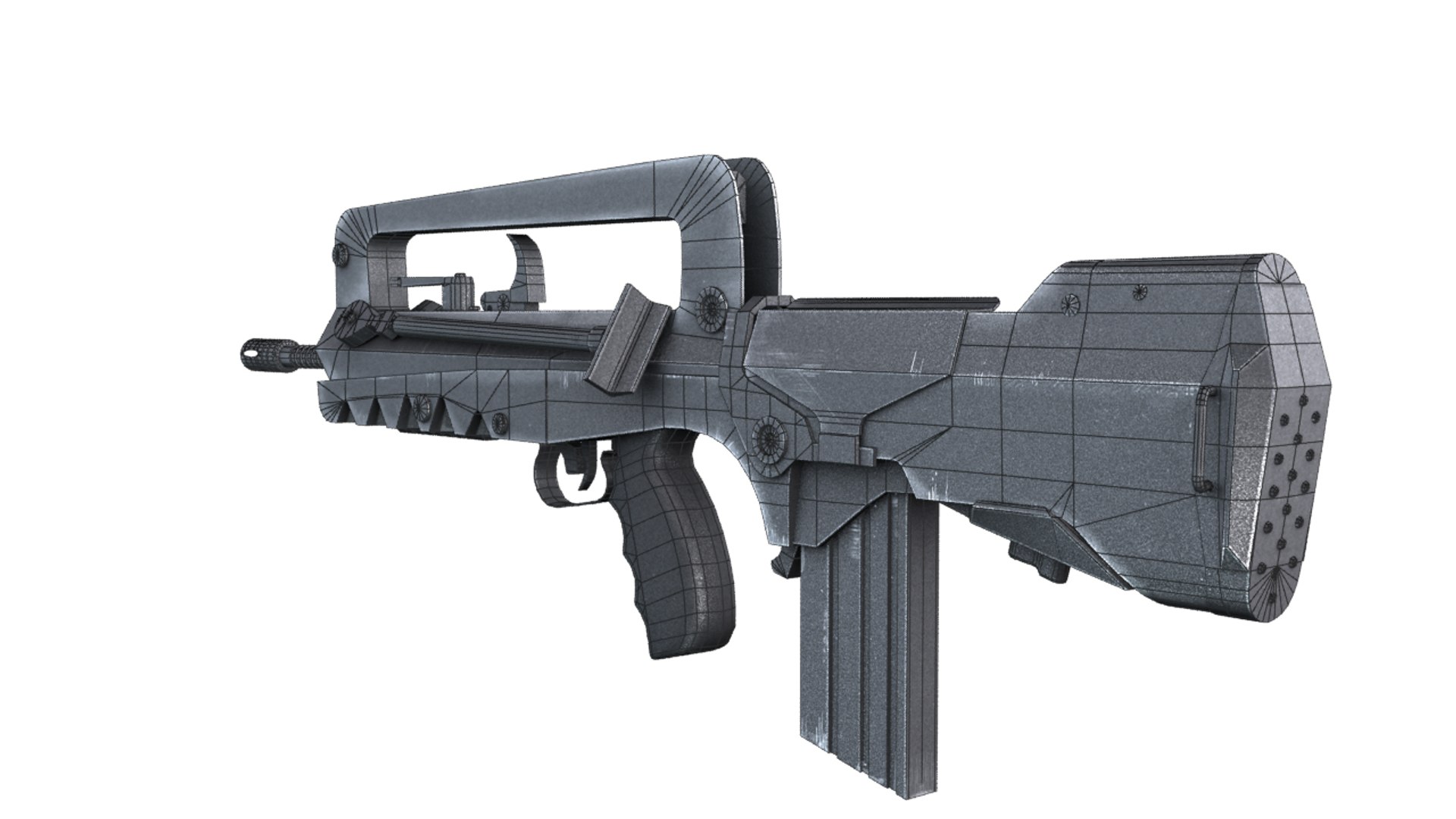 Famas F 3d Model