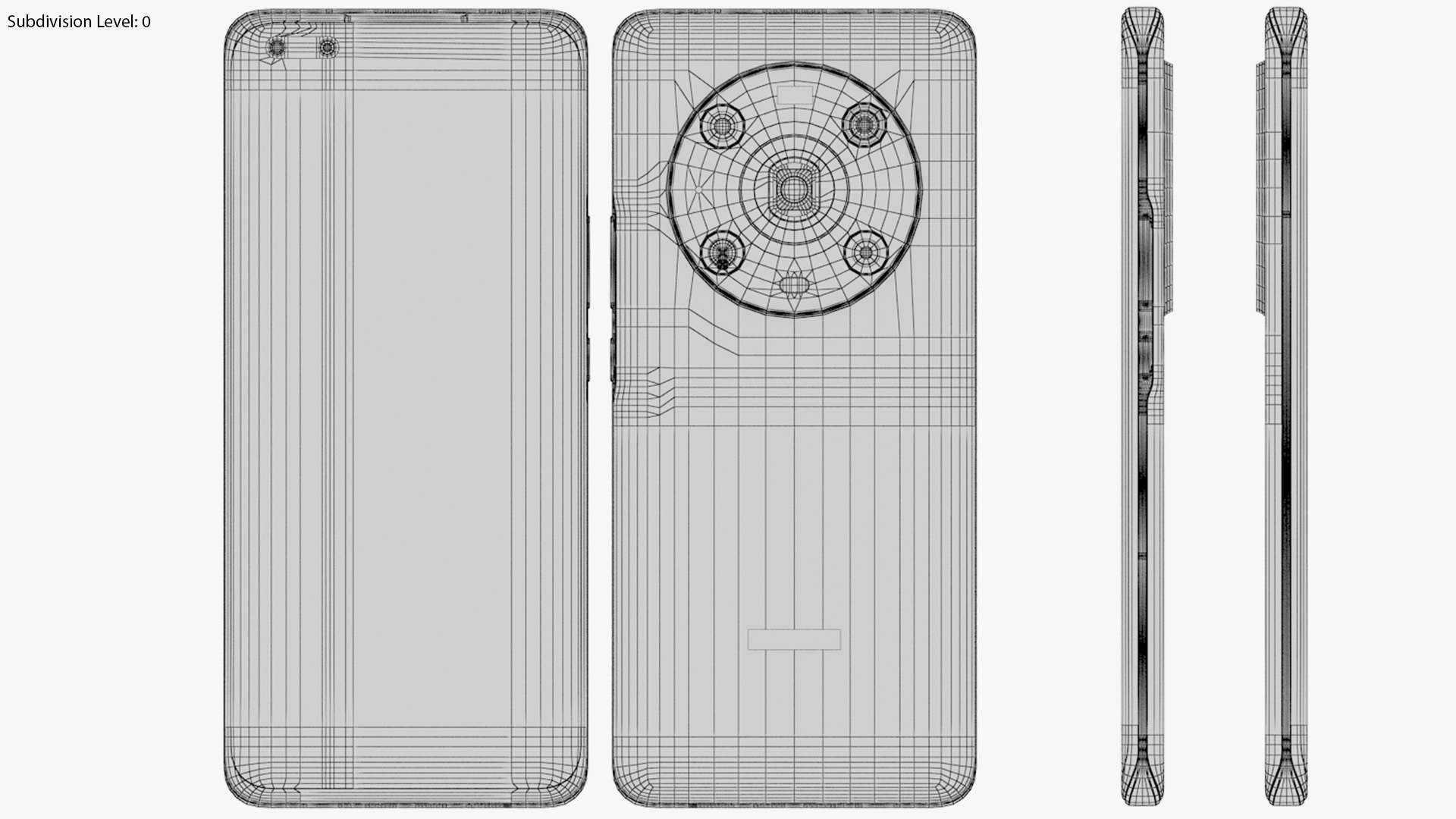 Honor Magic 4 Pro White 3D Model - TurboSquid 1911855