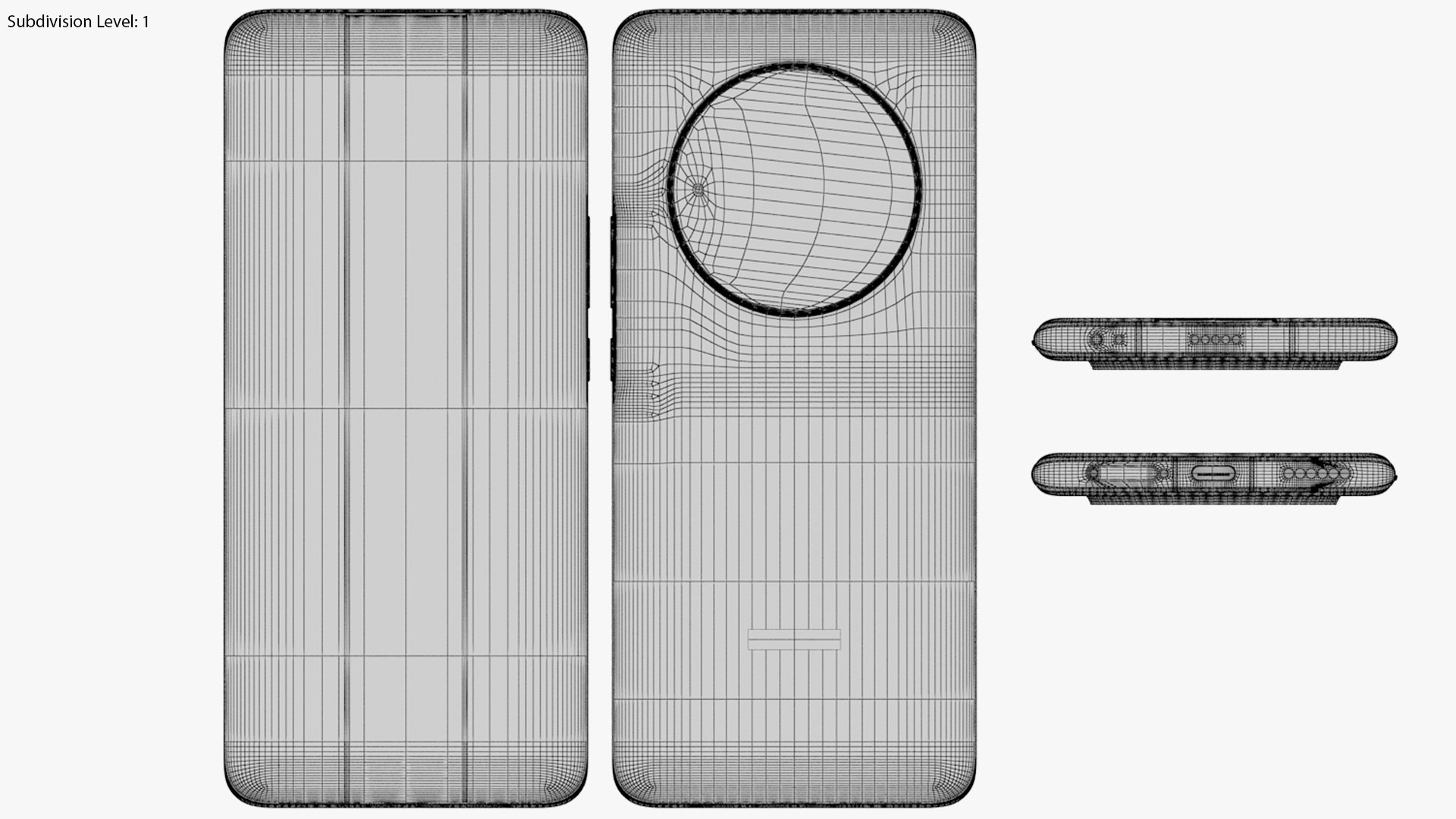 Honor Magic 4 Pro White 3D Model - TurboSquid 1911855