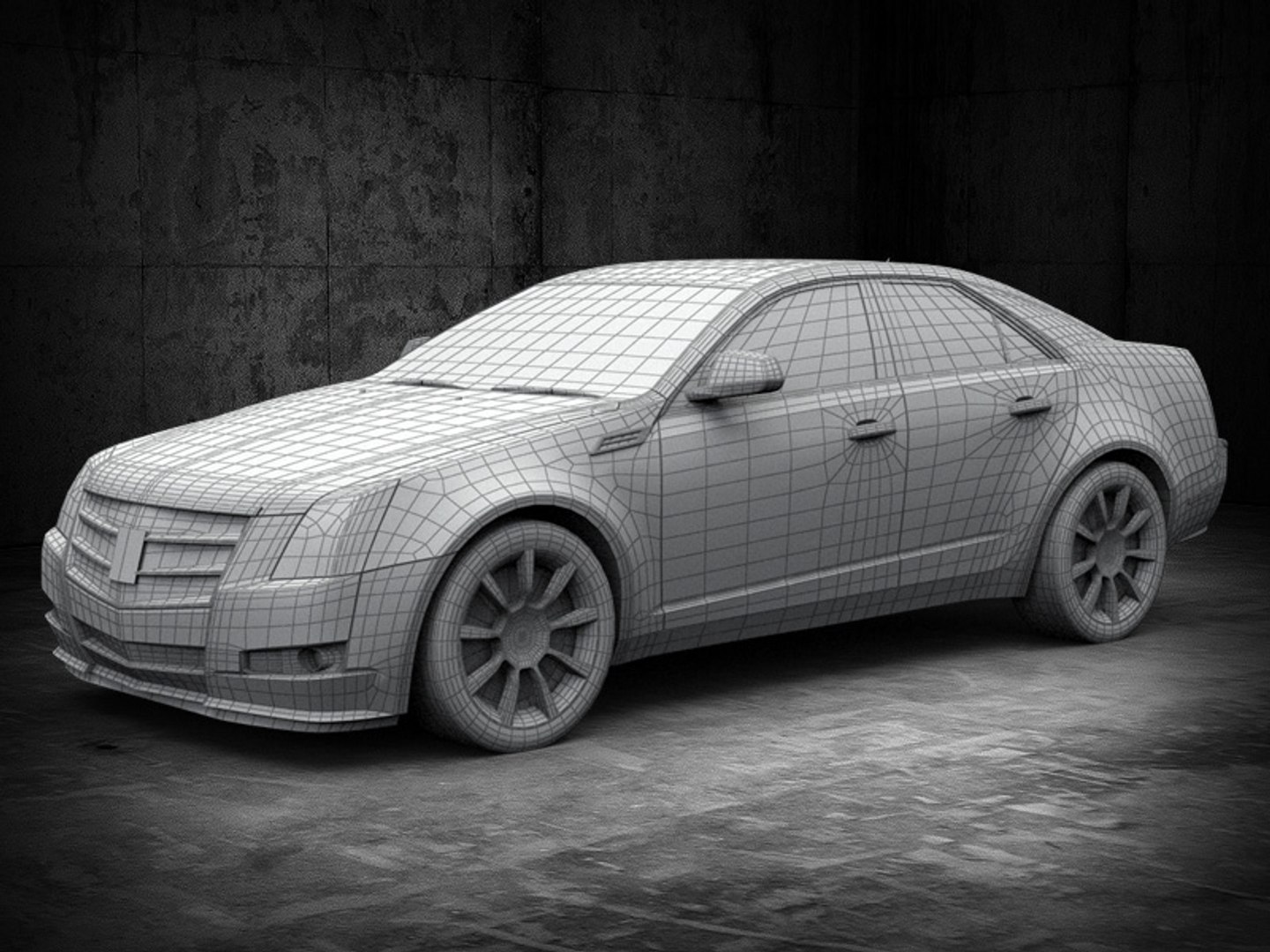 Car Architecture Visualization 3d Model