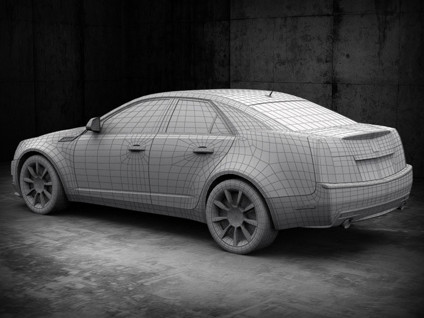 Car Architecture Visualization 3d Model