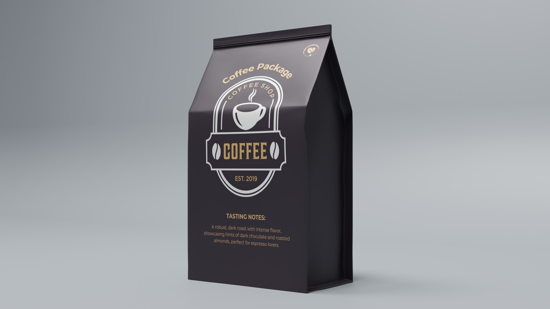 Coffee Package 3D Model - TurboSquid 2289862