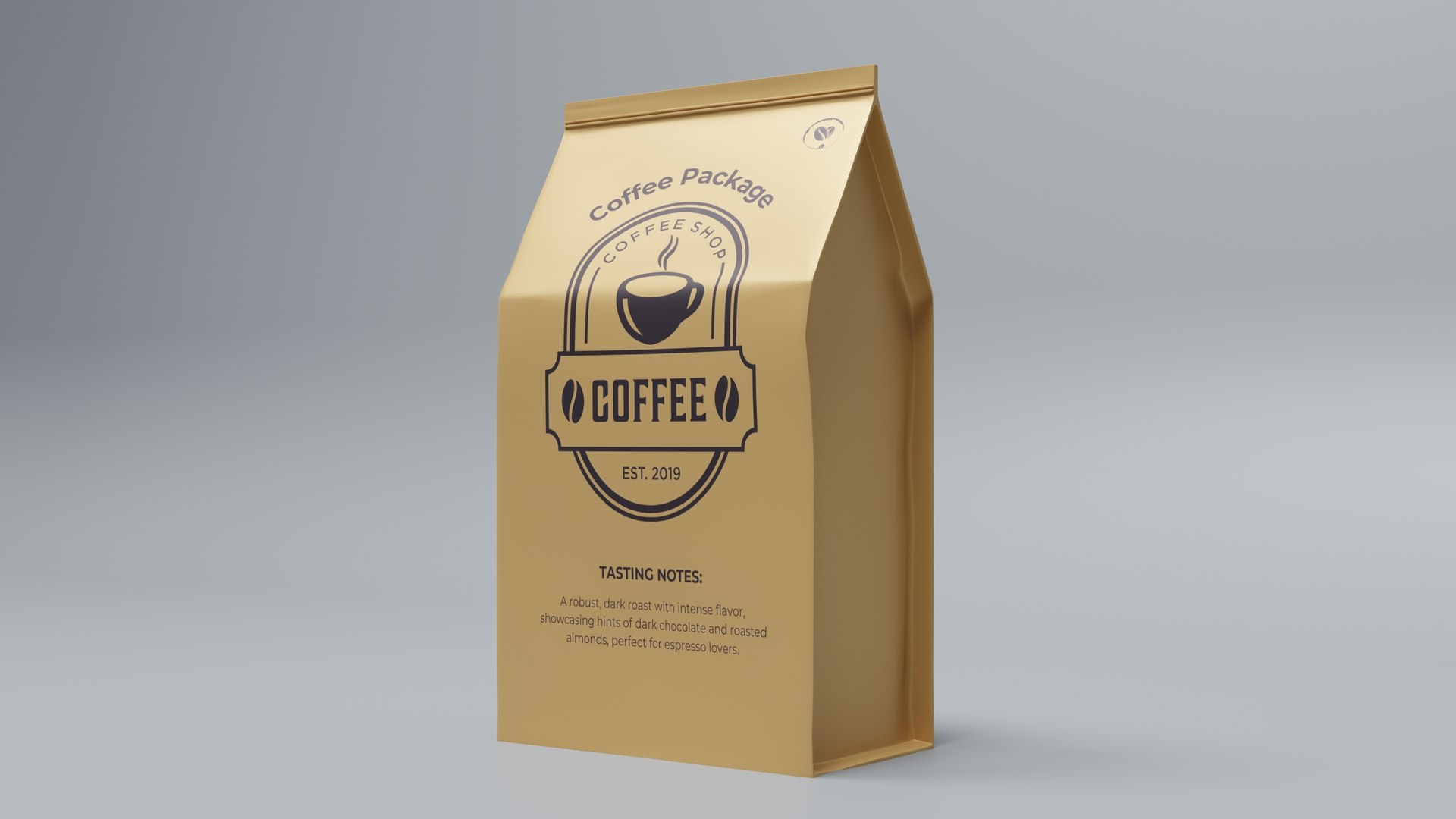 Coffee Package 3D Model - TurboSquid 2289862