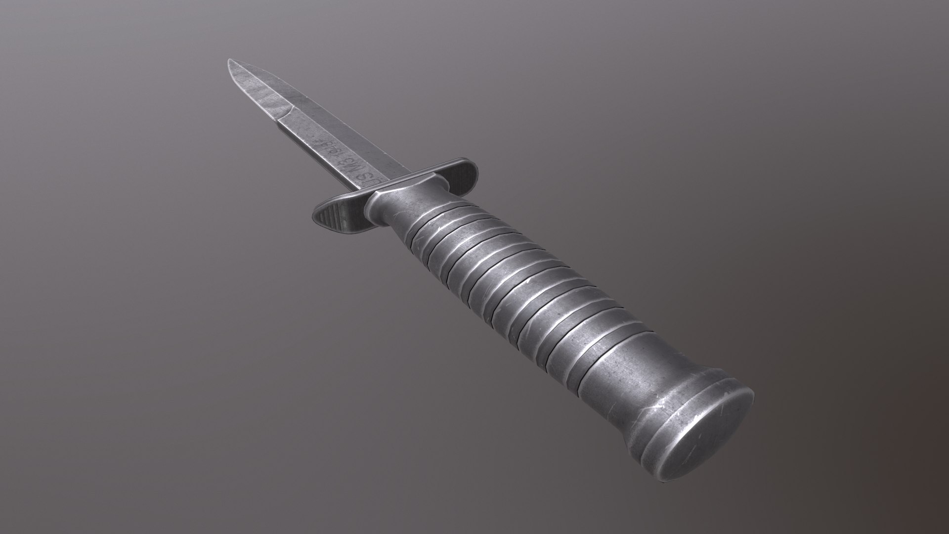 Combat knife m3 3D - TurboSquid 1518222
