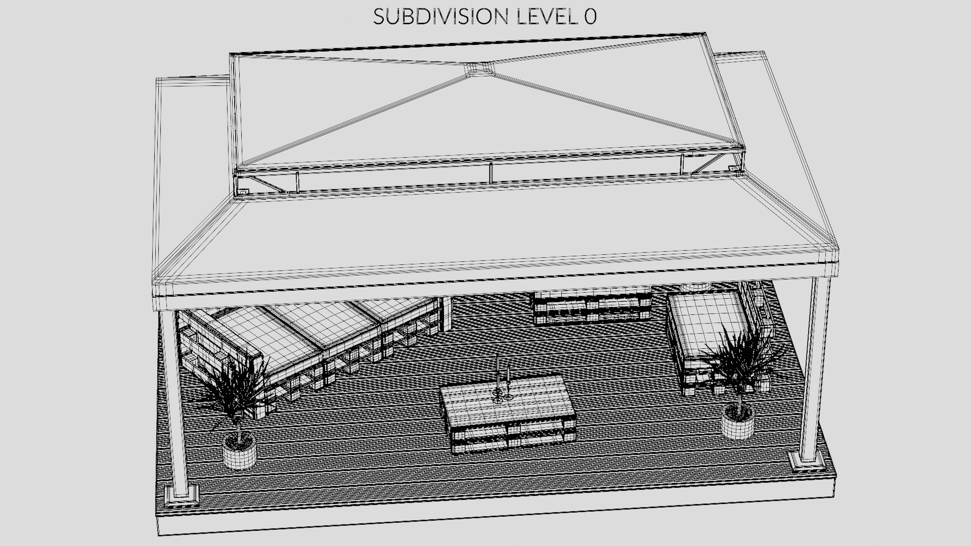 Gazebo Setup 04 3D Model - TurboSquid 2054983