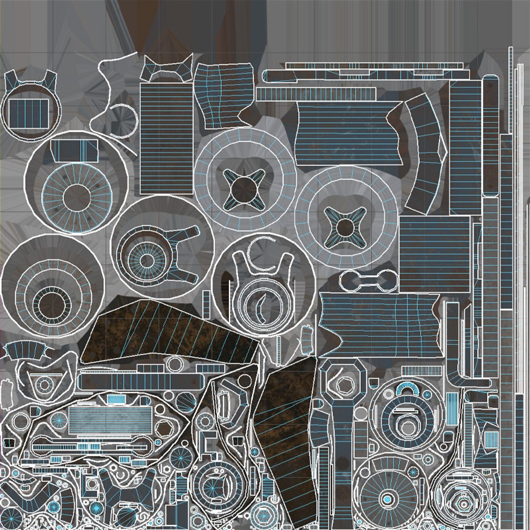3D Quadracycle Parts Props Pack - TurboSquid 2017523