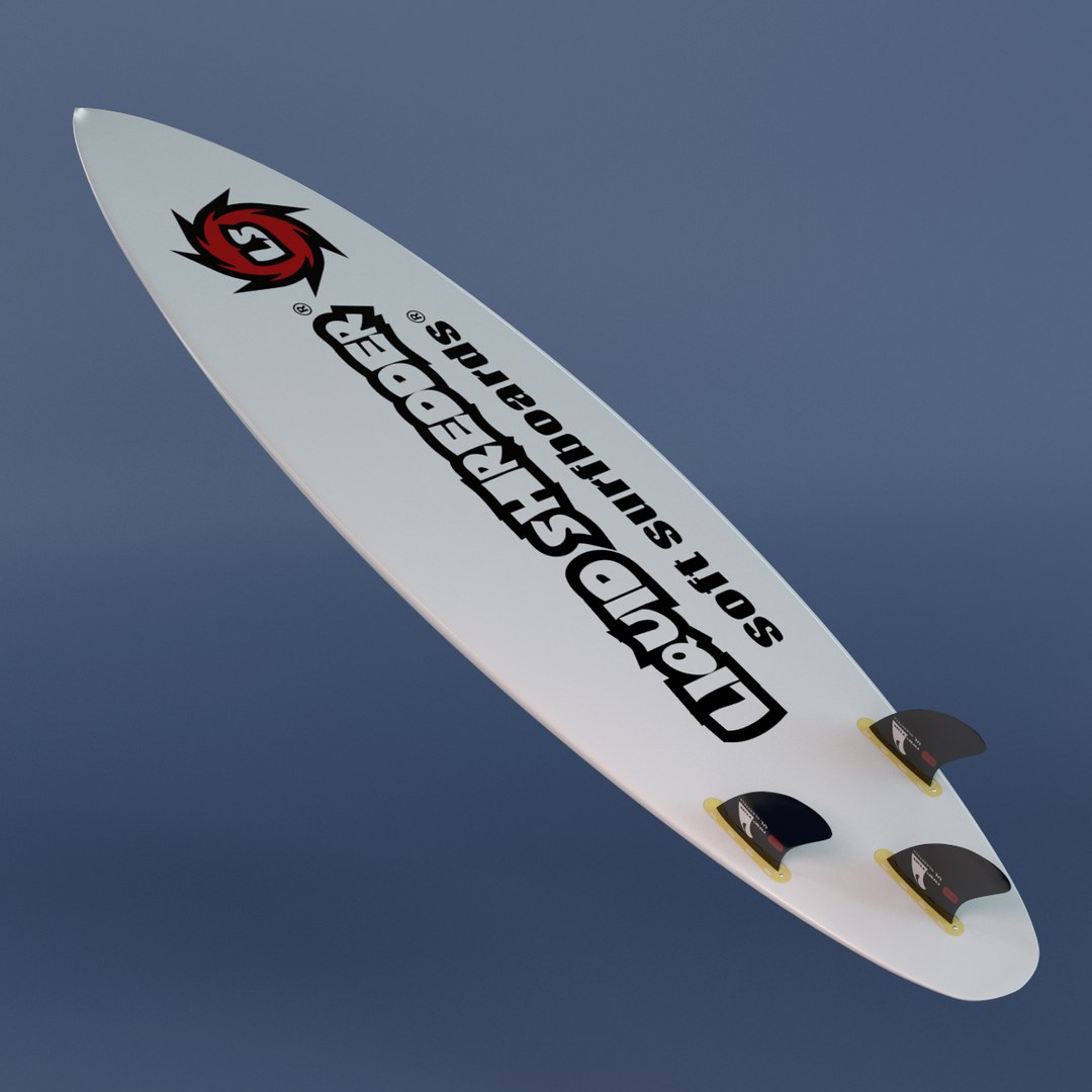 3ds Surfboard Mapped