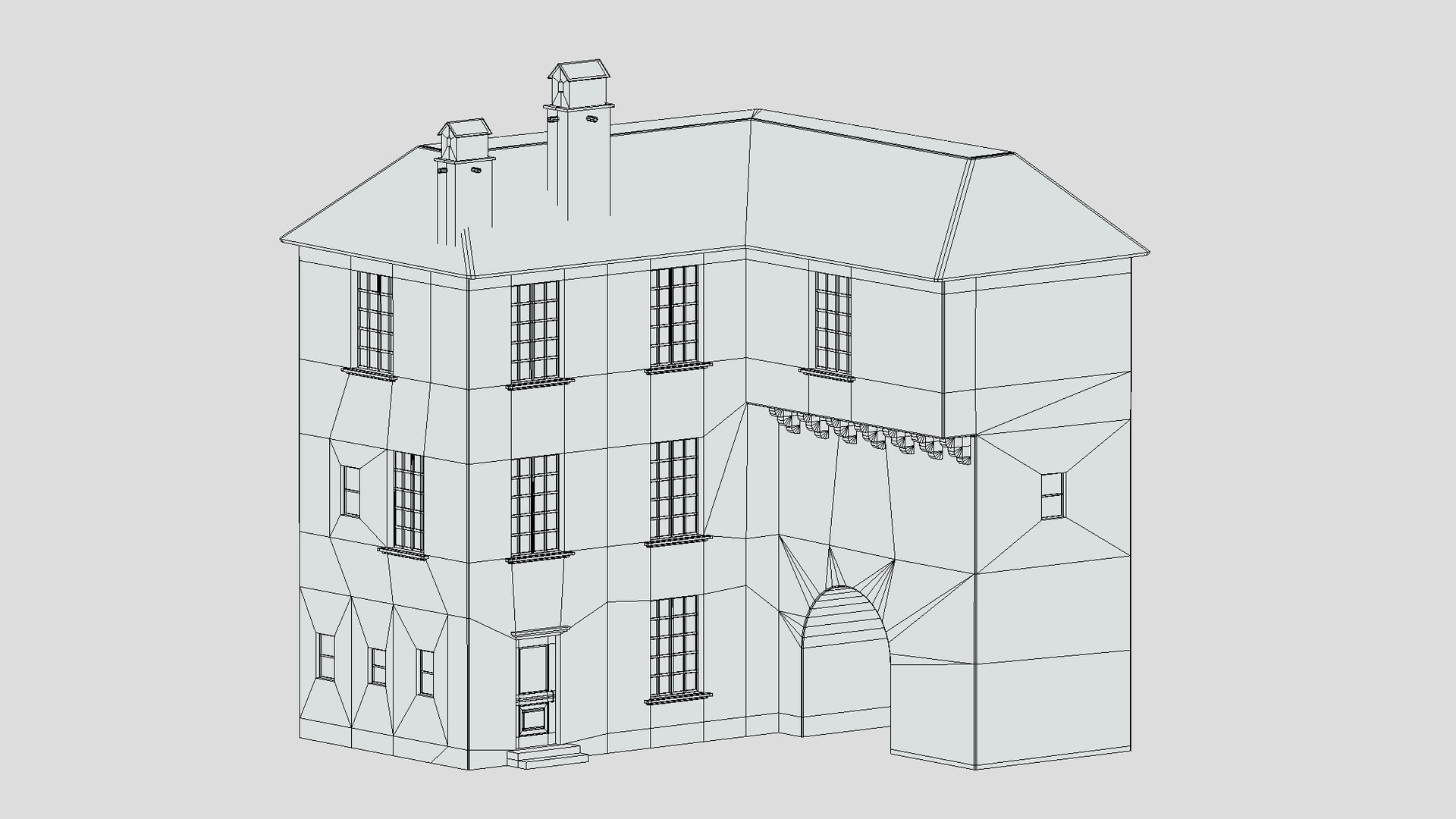 Castle Medieval Middle Ages 06 Low Poly PBR Realistic Model ...