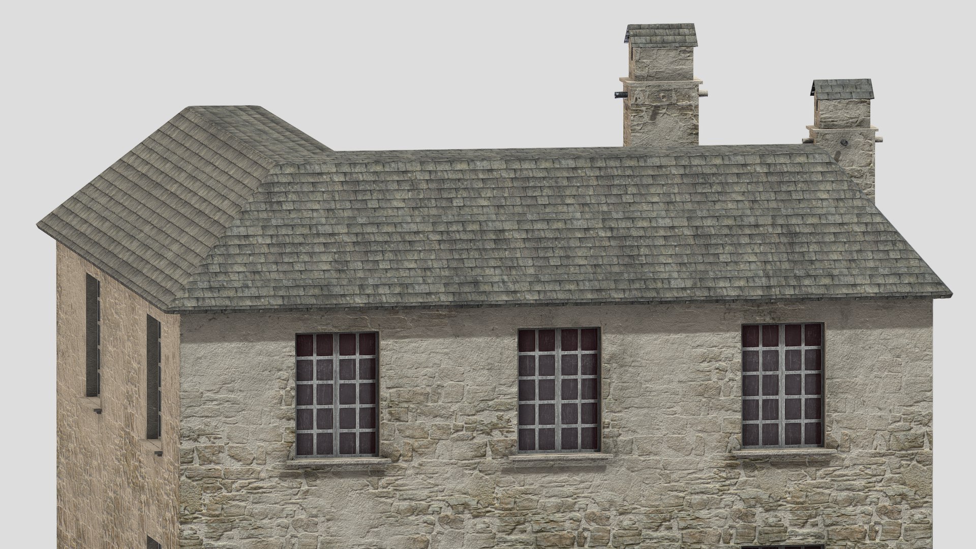 Castle Medieval Middle Ages 06 Low Poly PBR Realistic Model ...